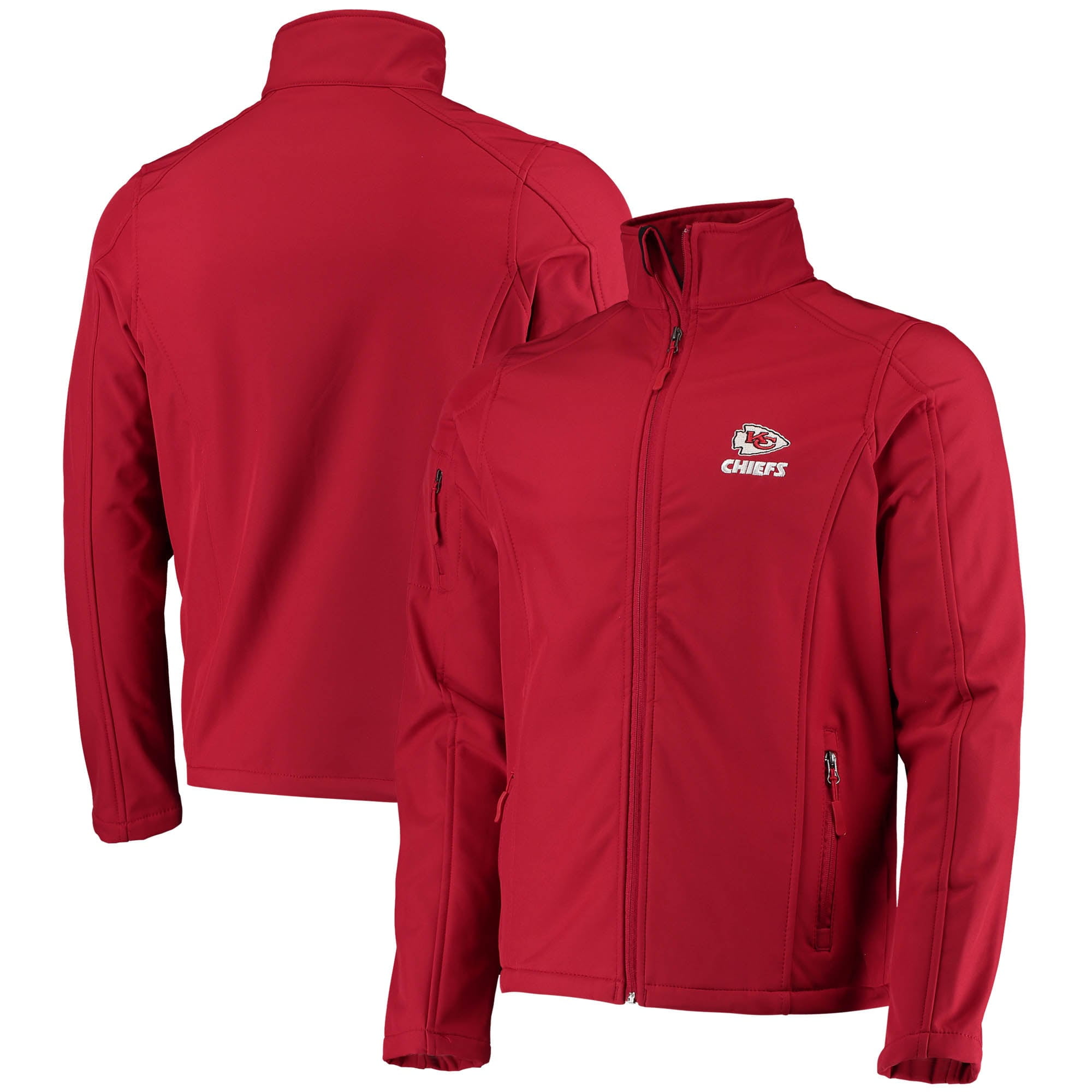 Men's Dunbrooke Red Kansas City Chiefs Sonoma Softshell Full-Zip Jacket ...