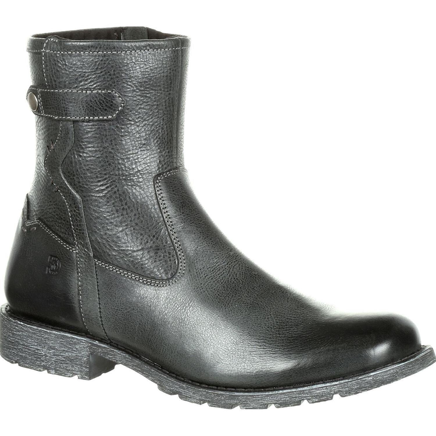 Men's Durango Boot DDB0153 Drifter Side-Zip Leather Boot - Walmart.com