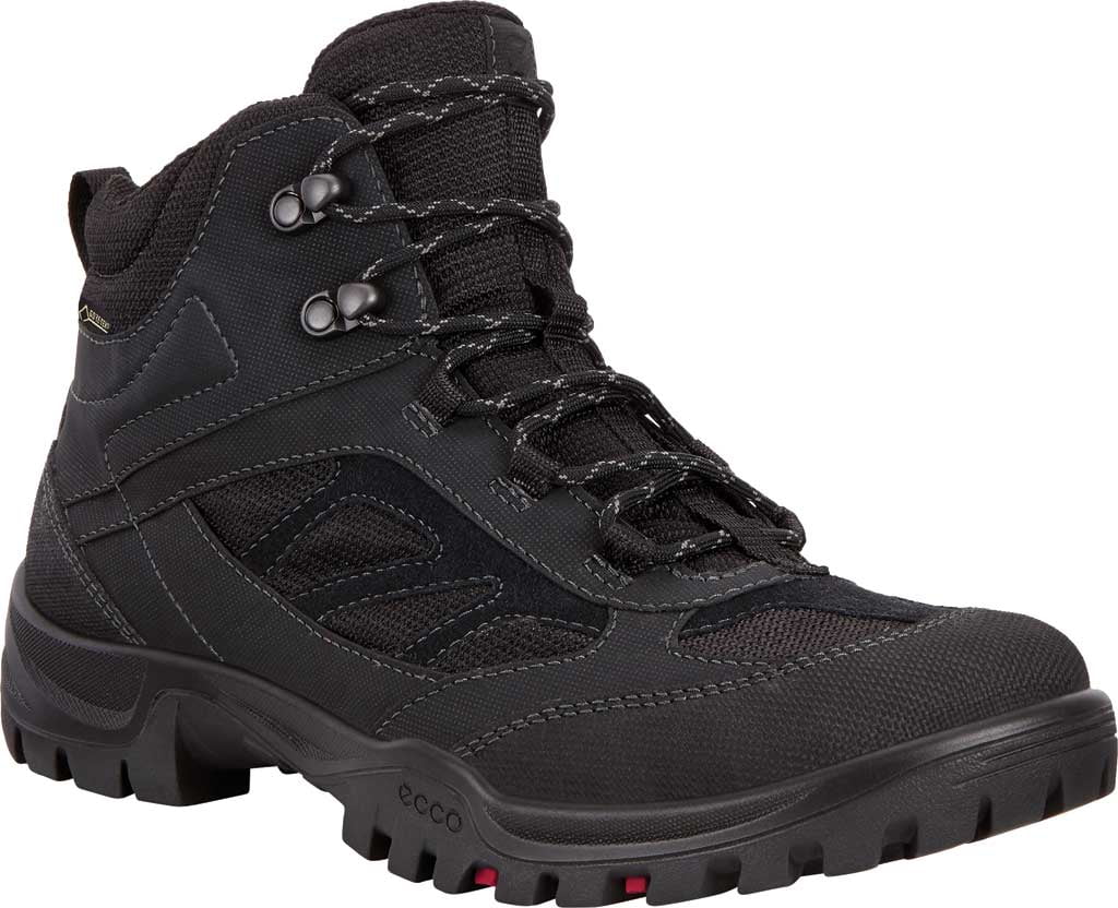 Men's ECCO Xpedition III GORE-TEX Mid Cut Hiking Boot Black/Black Cow ...