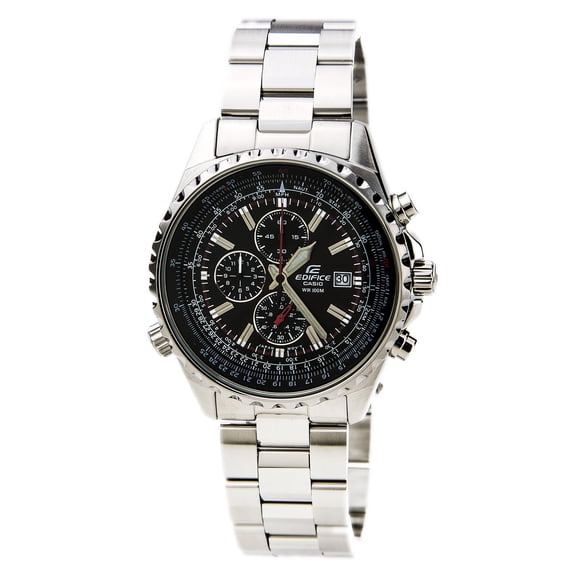 Casio Men's EF527D-1AV Edifice Stainless Steel Chronograph Watch ...
