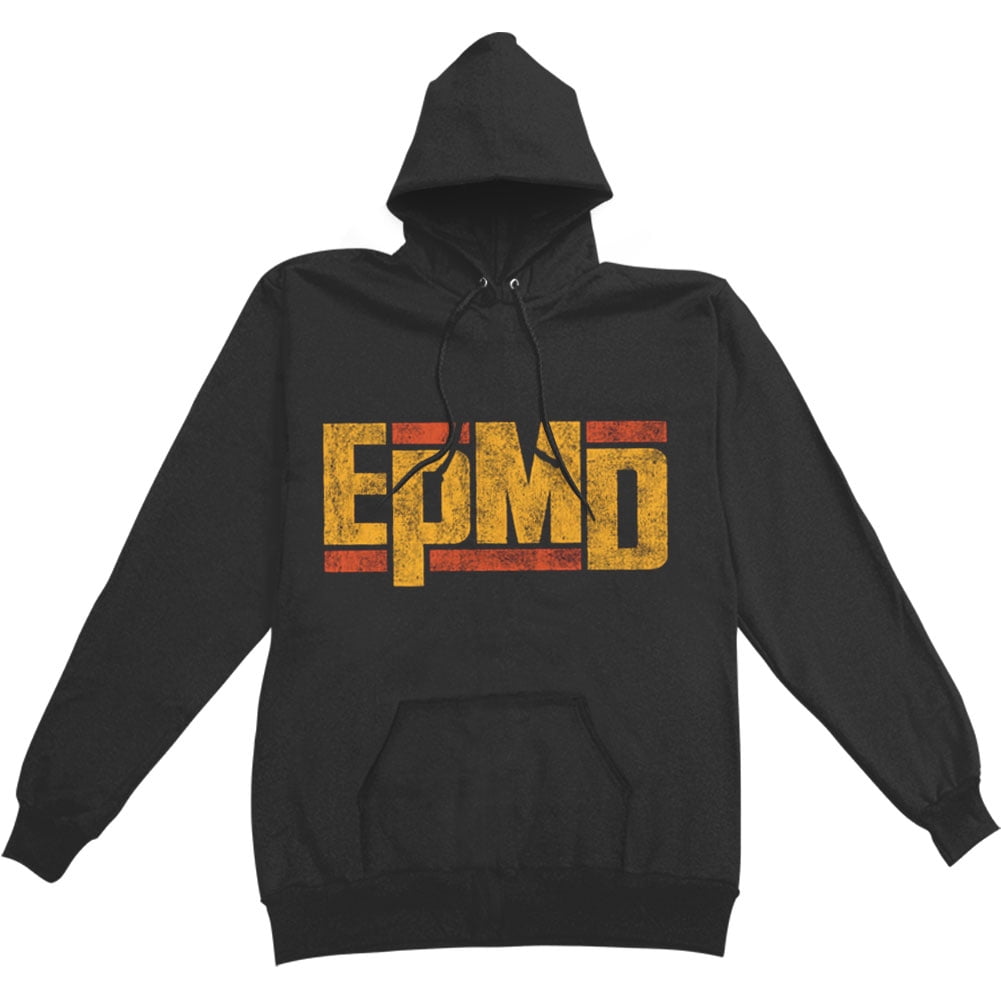 Men's EPMD Logo Hooded Sweatshirt Small Black - Walmart.com