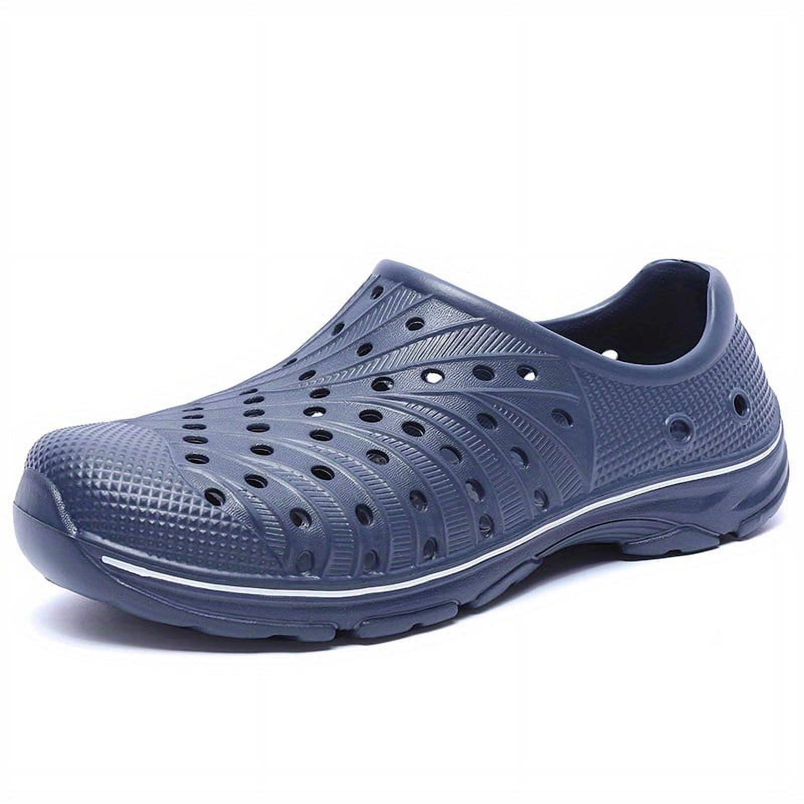Men's EVA Clogs, Slip-on Closed Toe Sandals, Outdoor Garden Shoe Beach ...