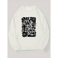 Men's Easter Christian Faith Sweatshirt - He is Risen Lettering & Cross ...