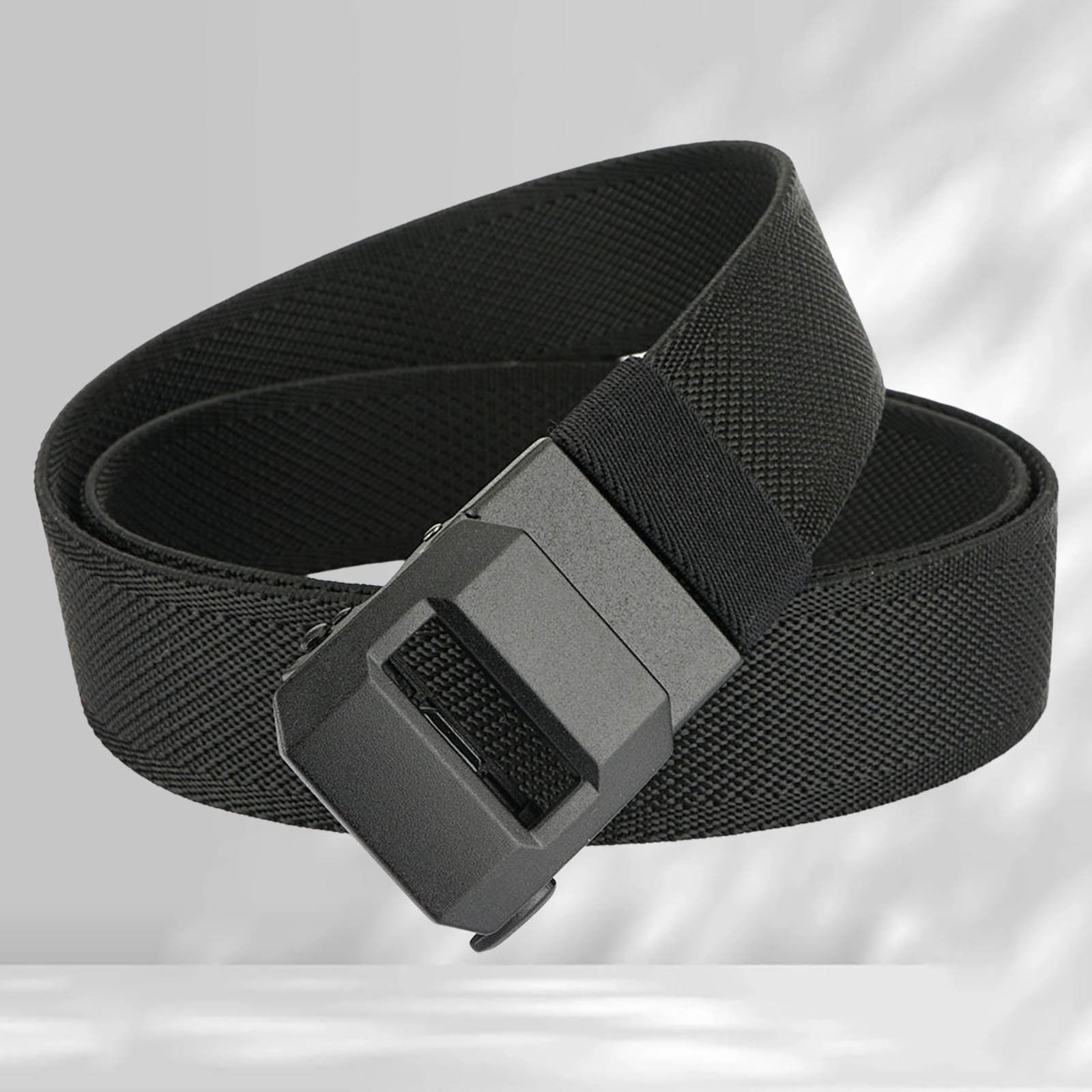 Men's Elastic Elastic Waistband Business Casual Nylon Peplum Belt ...