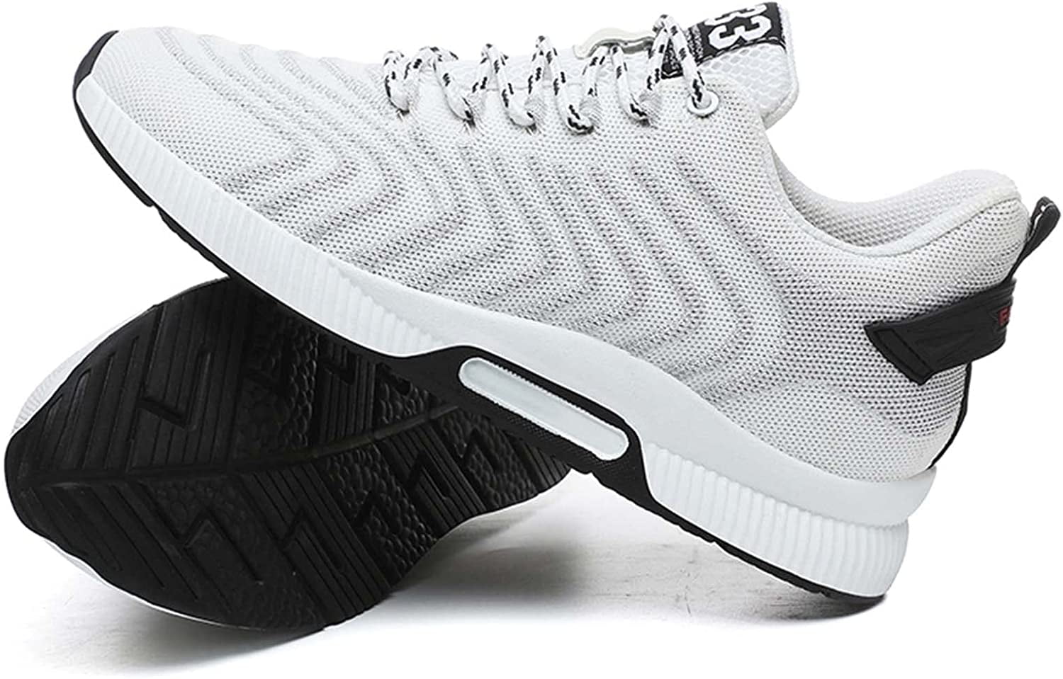 Men's Elevator Sneakers 2.36 Inch Invisible Height Increasing Lace up ...