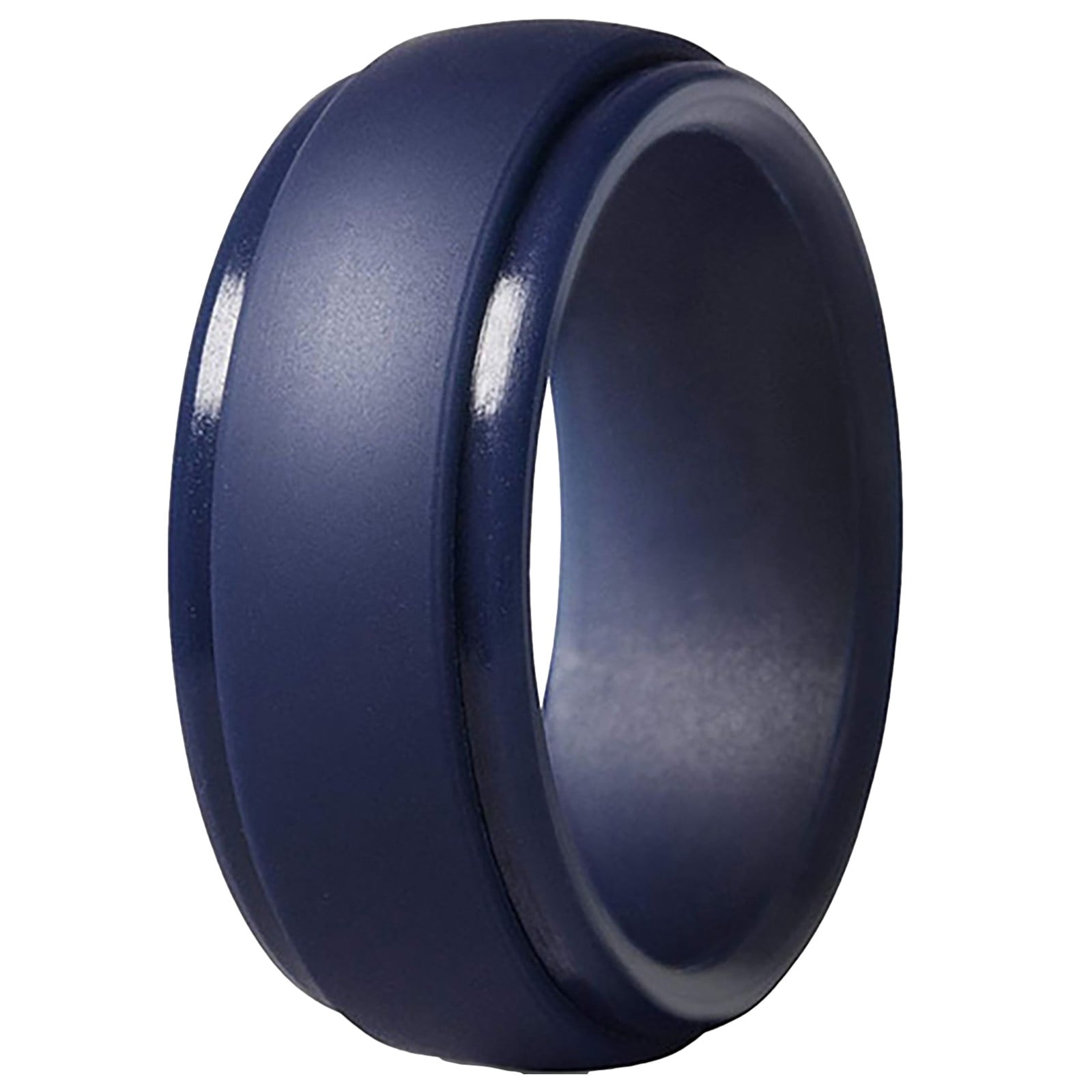 Men's Engagement Rings Occident Couples Wedding Round Rubber Rings ...