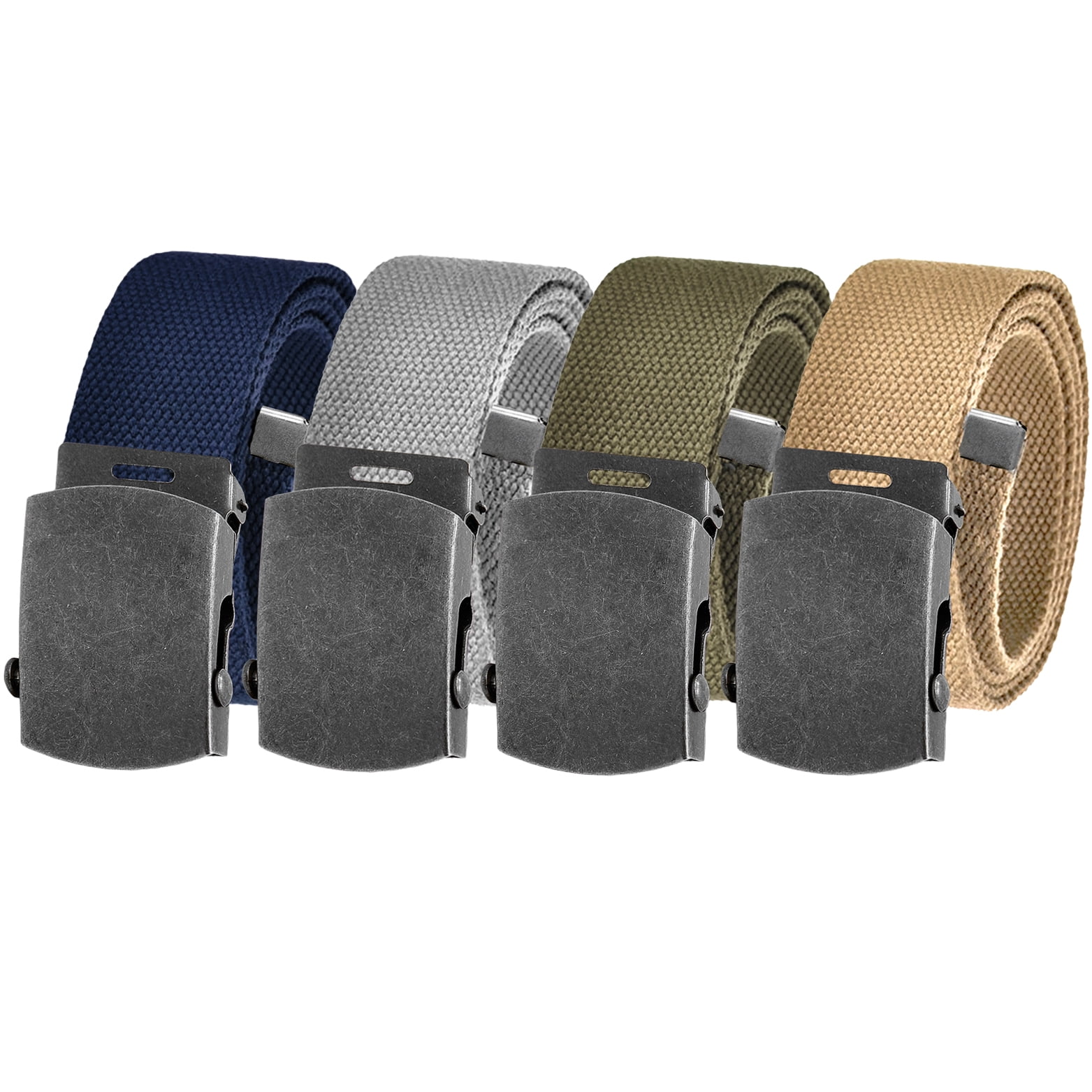 Men's Essentials Adjustable Belt Pack High Strength Canvas Web Belt ...