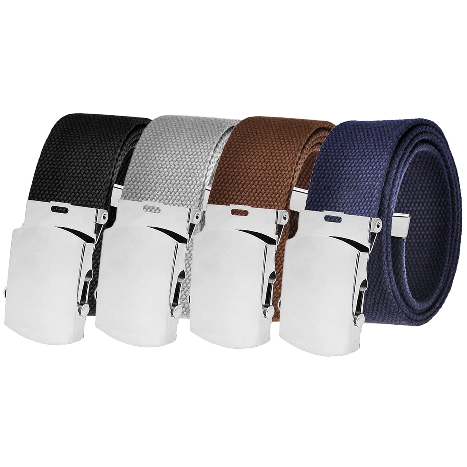 Men's Essentials Adjustable Belt Pack High Strength Canvas Web Belt ...