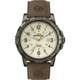 Timex, Men's Expedition Rugged Metal Field Watch, Brown Leather Strap ...