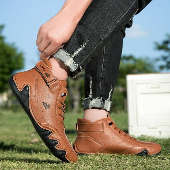 Men's Explorer Waterproof Outdoor Casual Shoes for Hiking Suede ...