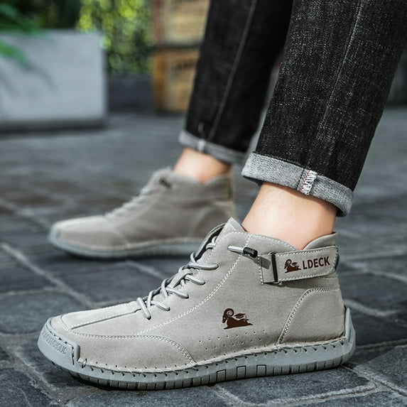 Men's Explorer Waterproof Outdoor Casual Shoes for Hiking Suede ...