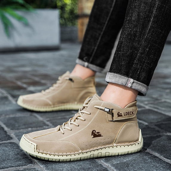 Men's Explorer Waterproof Outdoor Casual Shoes for Hiking Suede ...