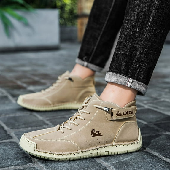 Men's Explorer Waterproof Outdoor Casual Shoes for Hiking Suede ...