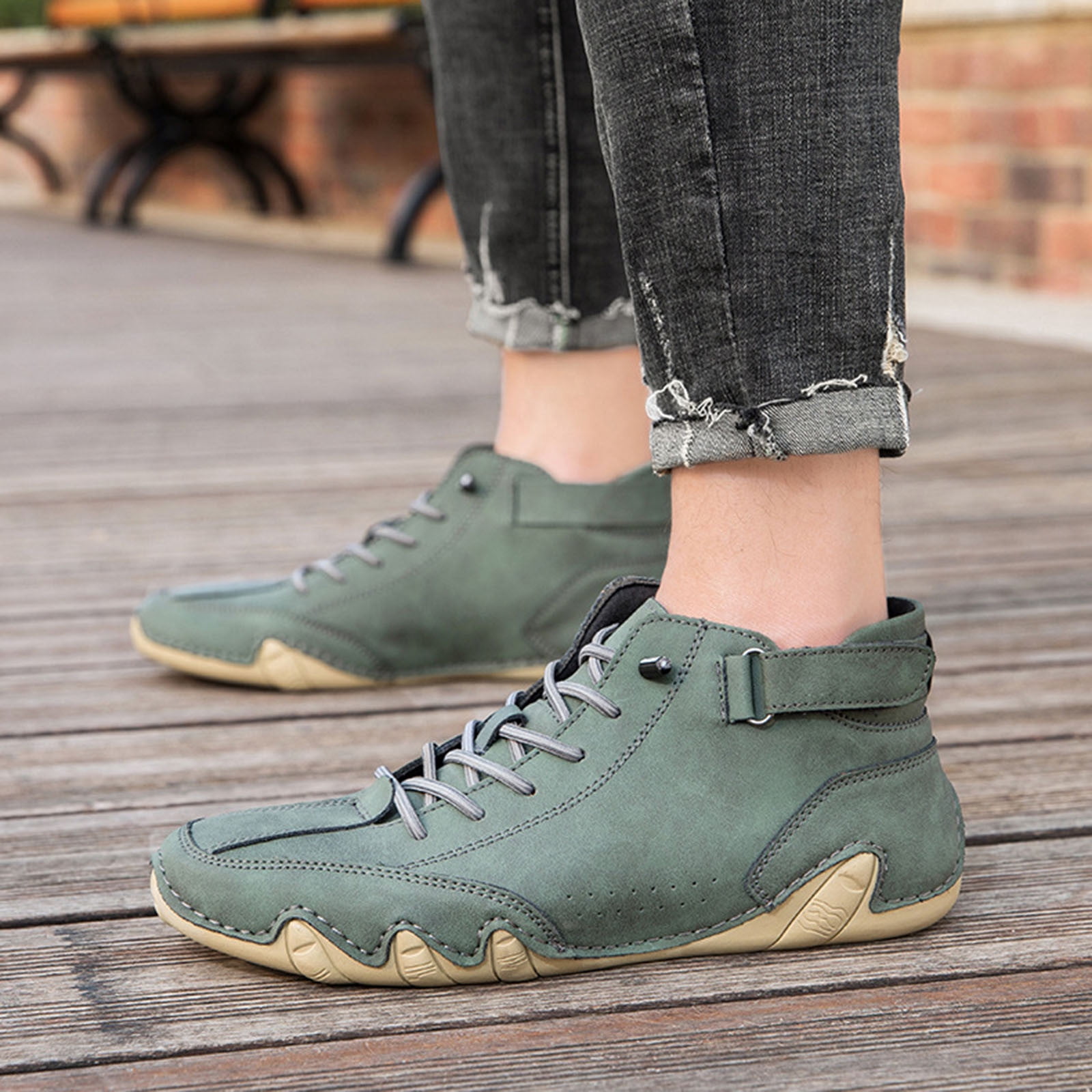 Men's Explorer Waterproof Outdoor Casual Shoes for Hiking Suede ...