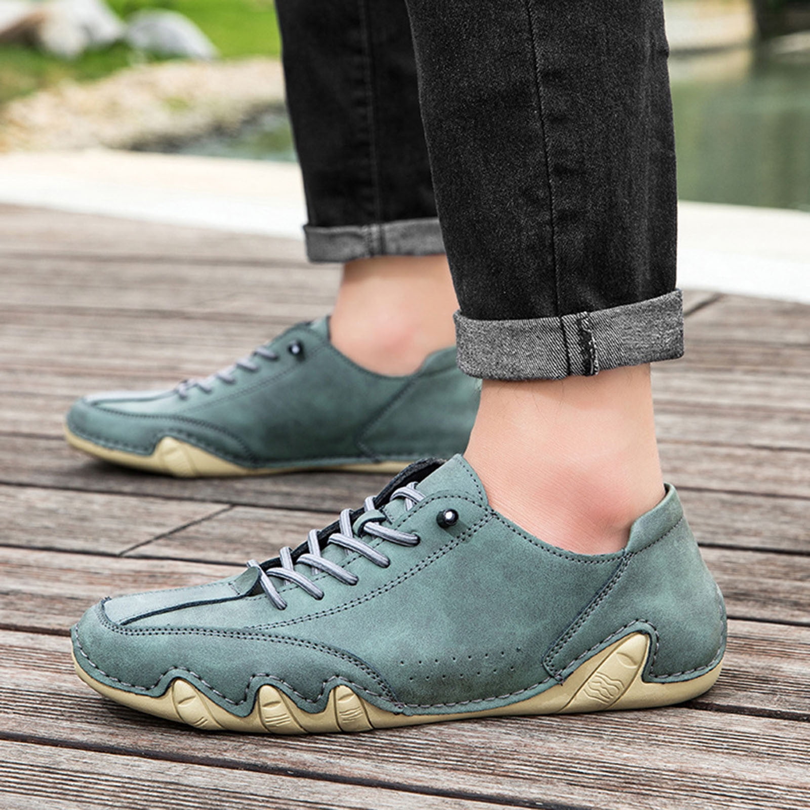 Men's Explorer Waterproof Outdoor Casual Shoes for Hiking Suede ...