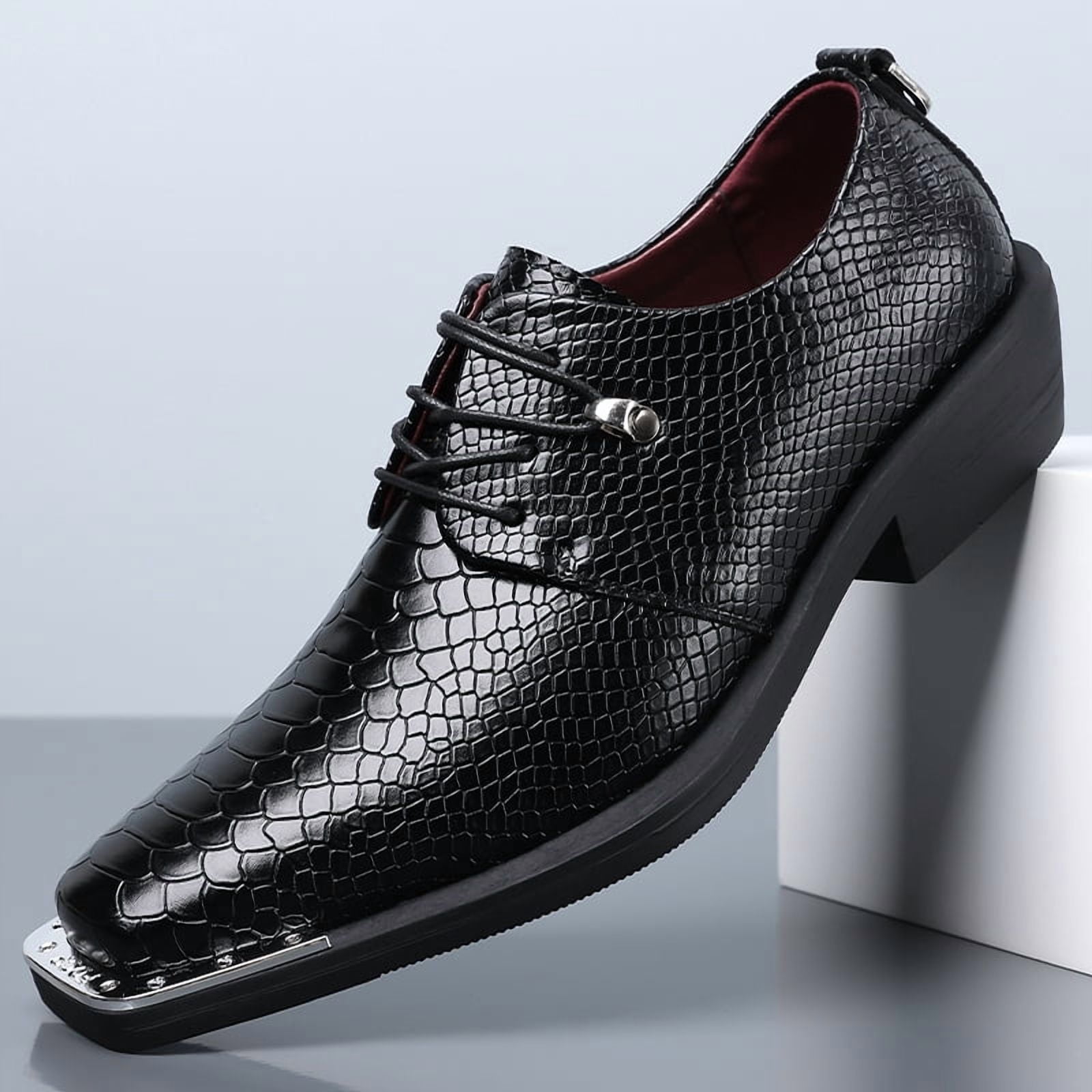 Men's Extra Wide Fit Loafers, British-Style Slip-On Shoes for Winter ...