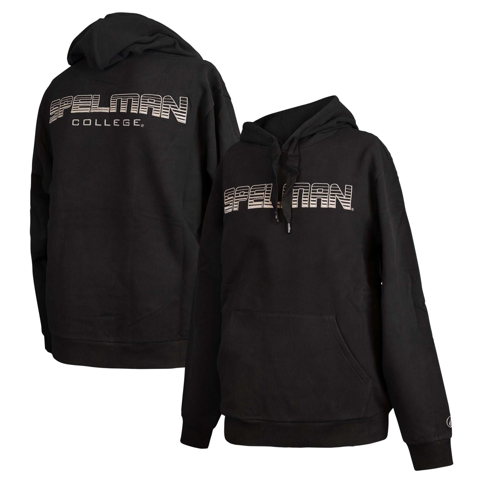 Men's FISLL Black Spelman College Jaguars Puff Print Sliced Pullover ...
