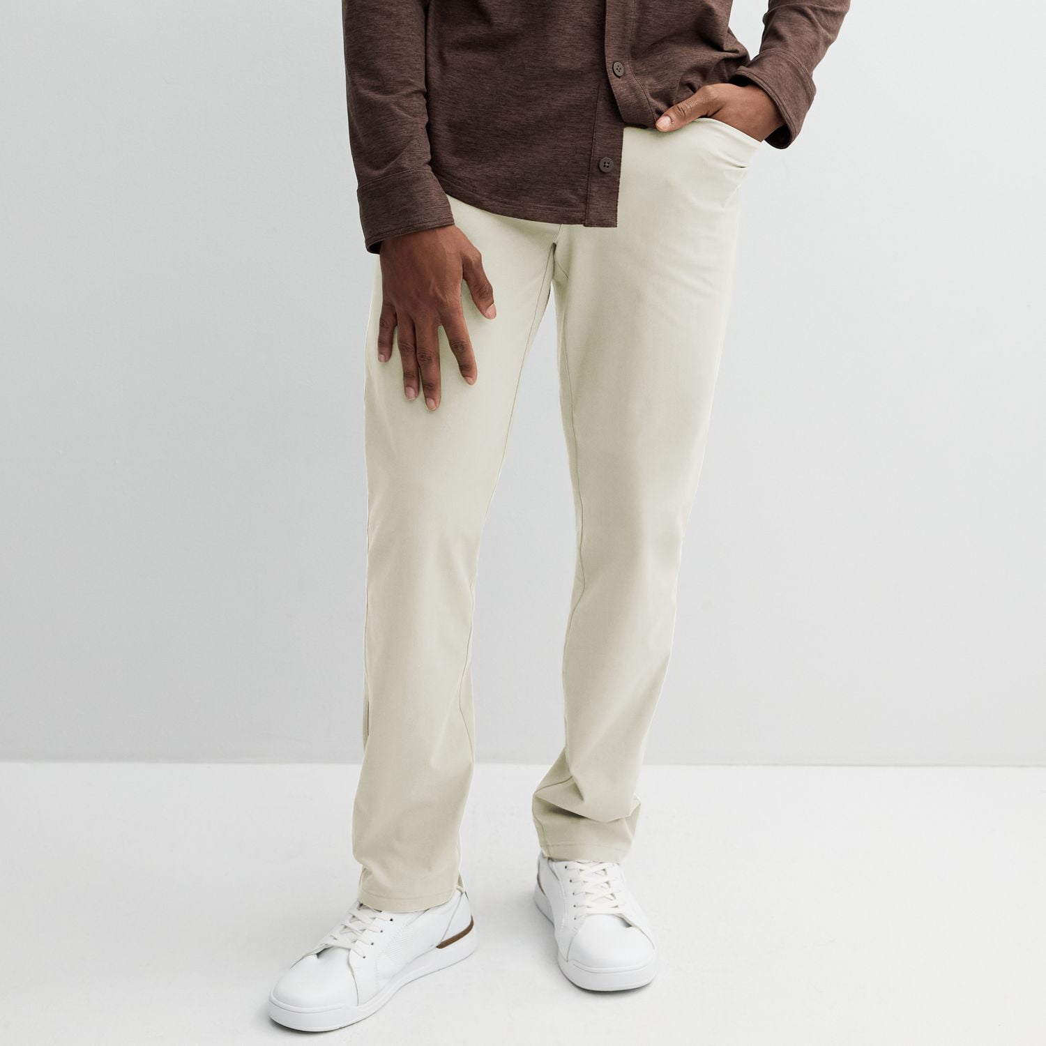 Men's FLX Premium 5-Pocket Pants Color: Sand Size: 36X34 - Walmart.com