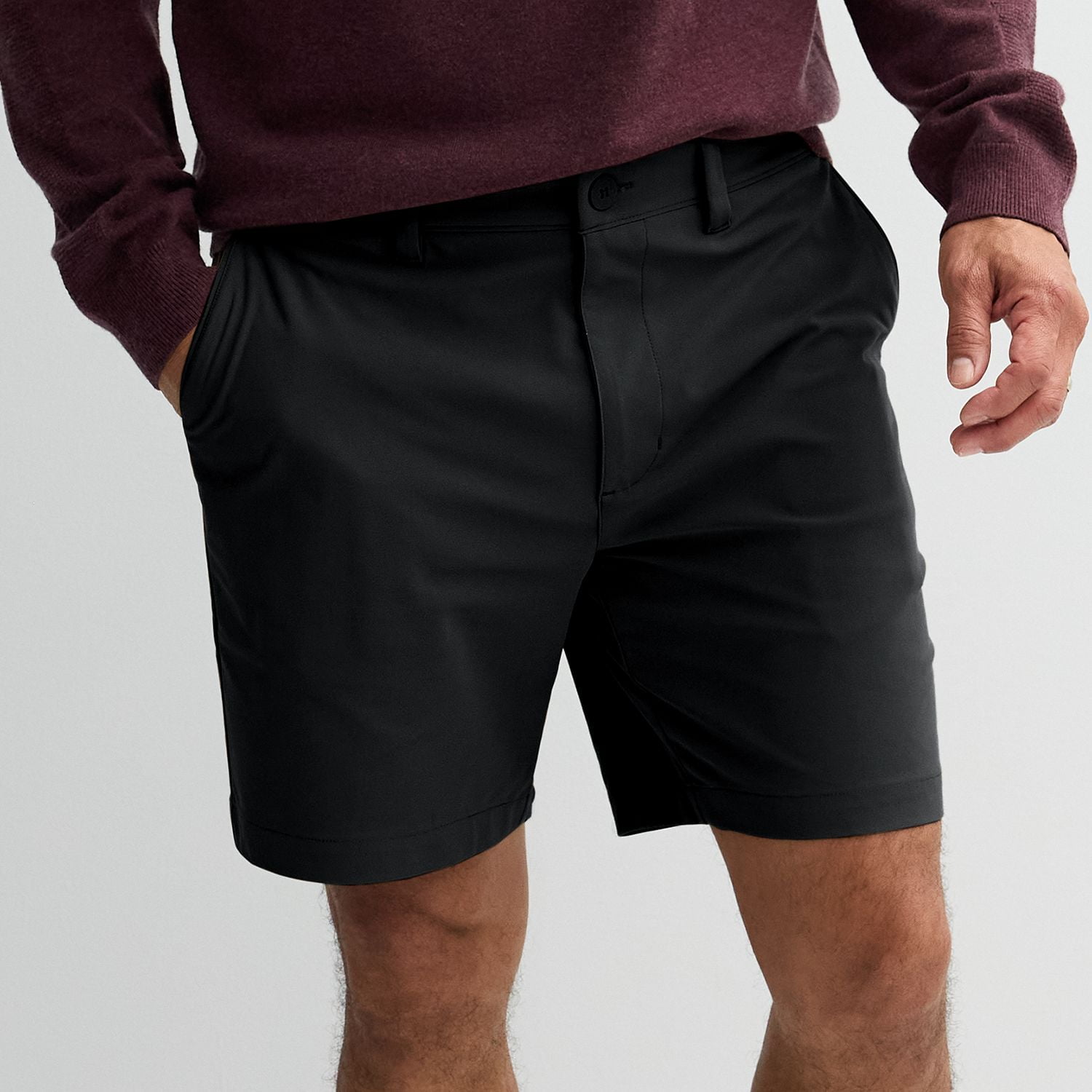 Men's FLX Premium Hybrid 8-inch Short Color: Mineral Black Size: 36 ...