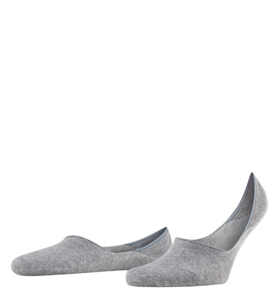 Men's Falke 12498 Invisible Step - No Show Anti-Slip Sock (Light Grey ...