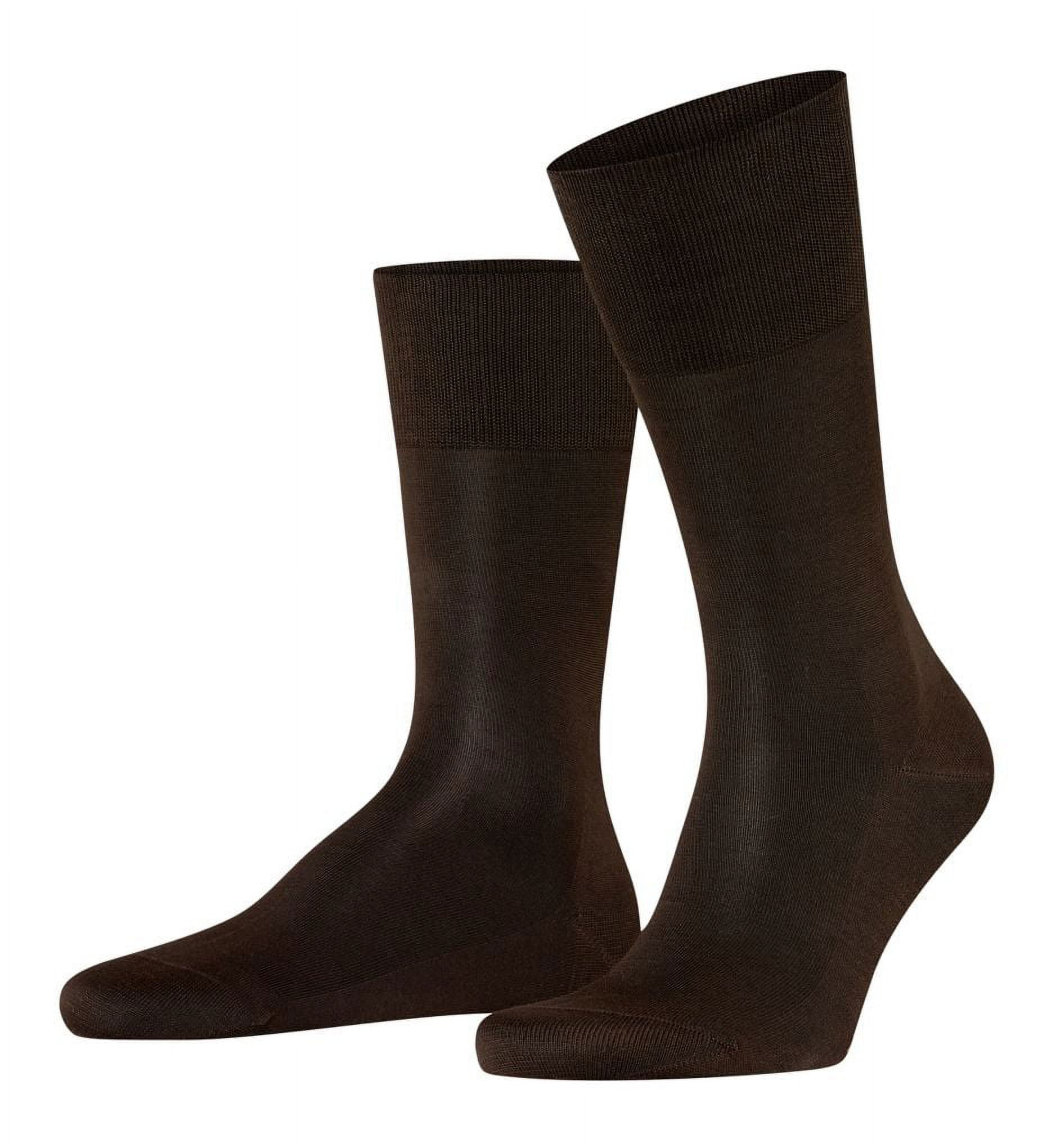 Men's Falke 14662 Tiago Sock w/ Slight Sheen (Brown M) - Walmart.com