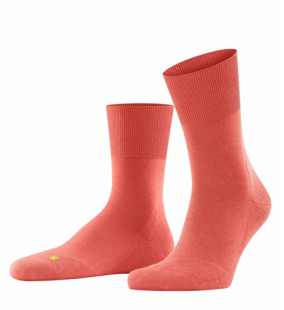 Men's Falke 16605 Run Plush Sole Sock (Orange M) - Walmart.com