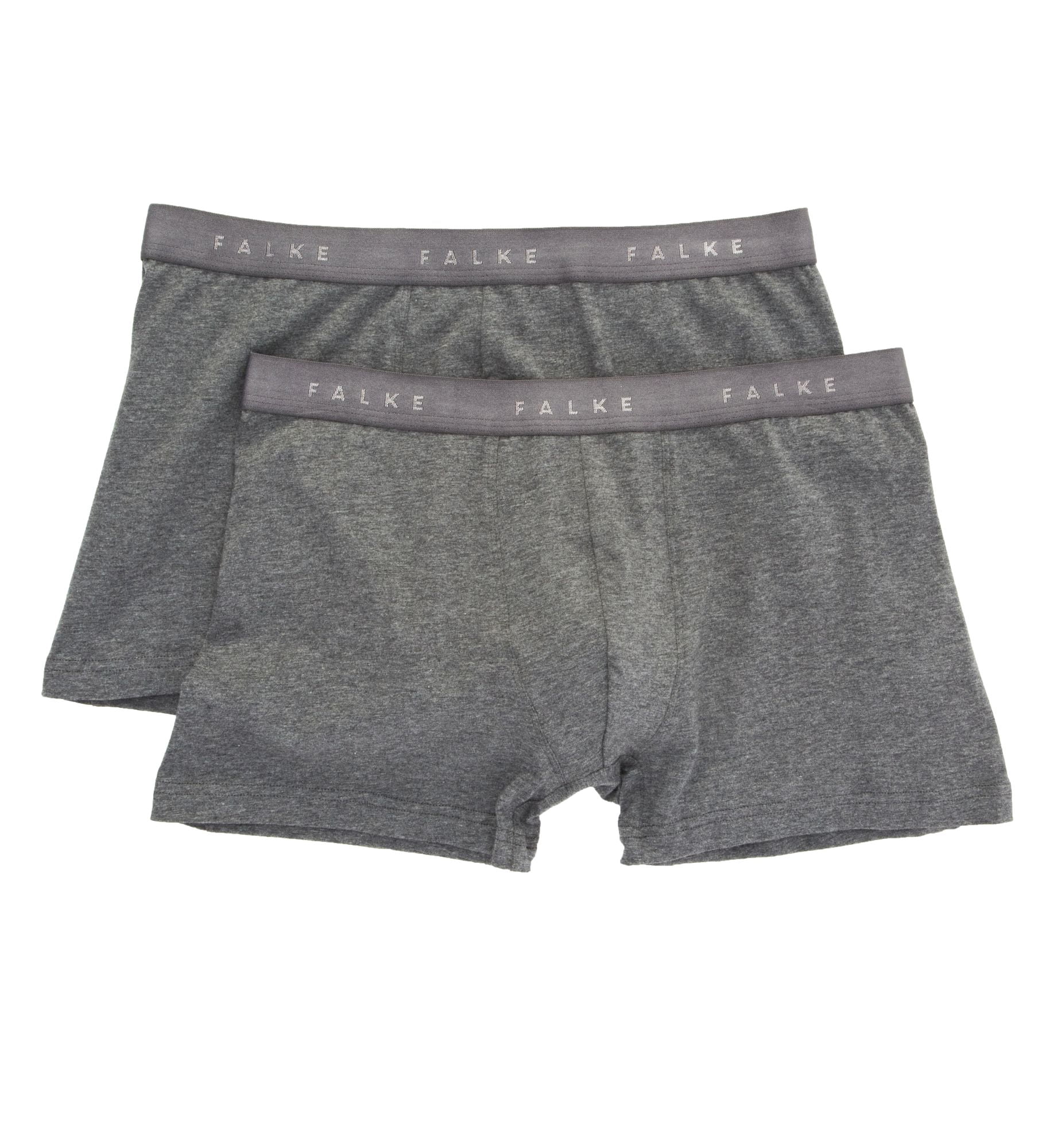 Men's Falke 68100 Daily Egyptian Cotton Boxer Brief - 2 Pack (Grey ...