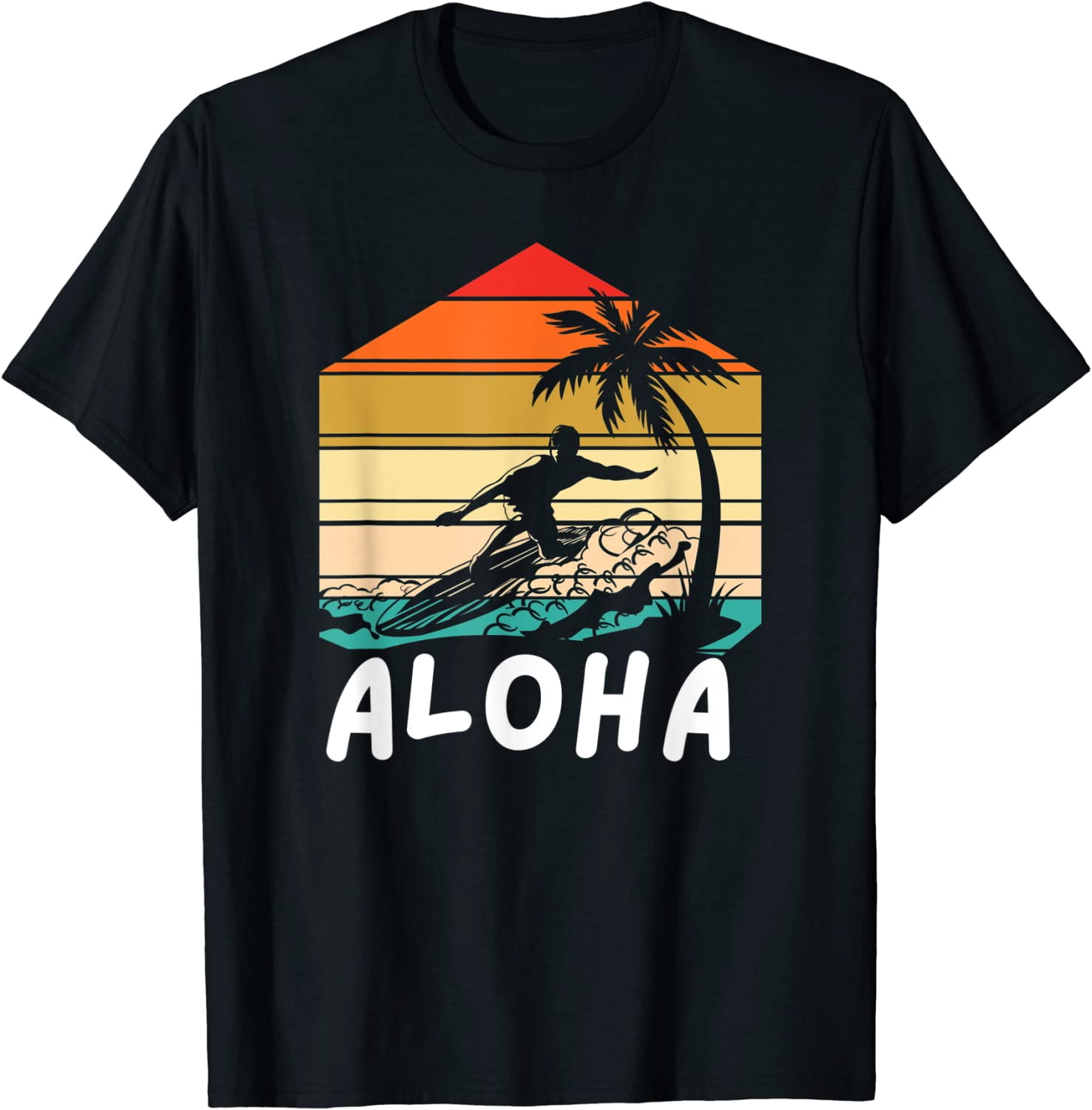 Men's Family Vacation Shirt Palm Tree Aloha Hawaii Hawaiian Surfing T ...