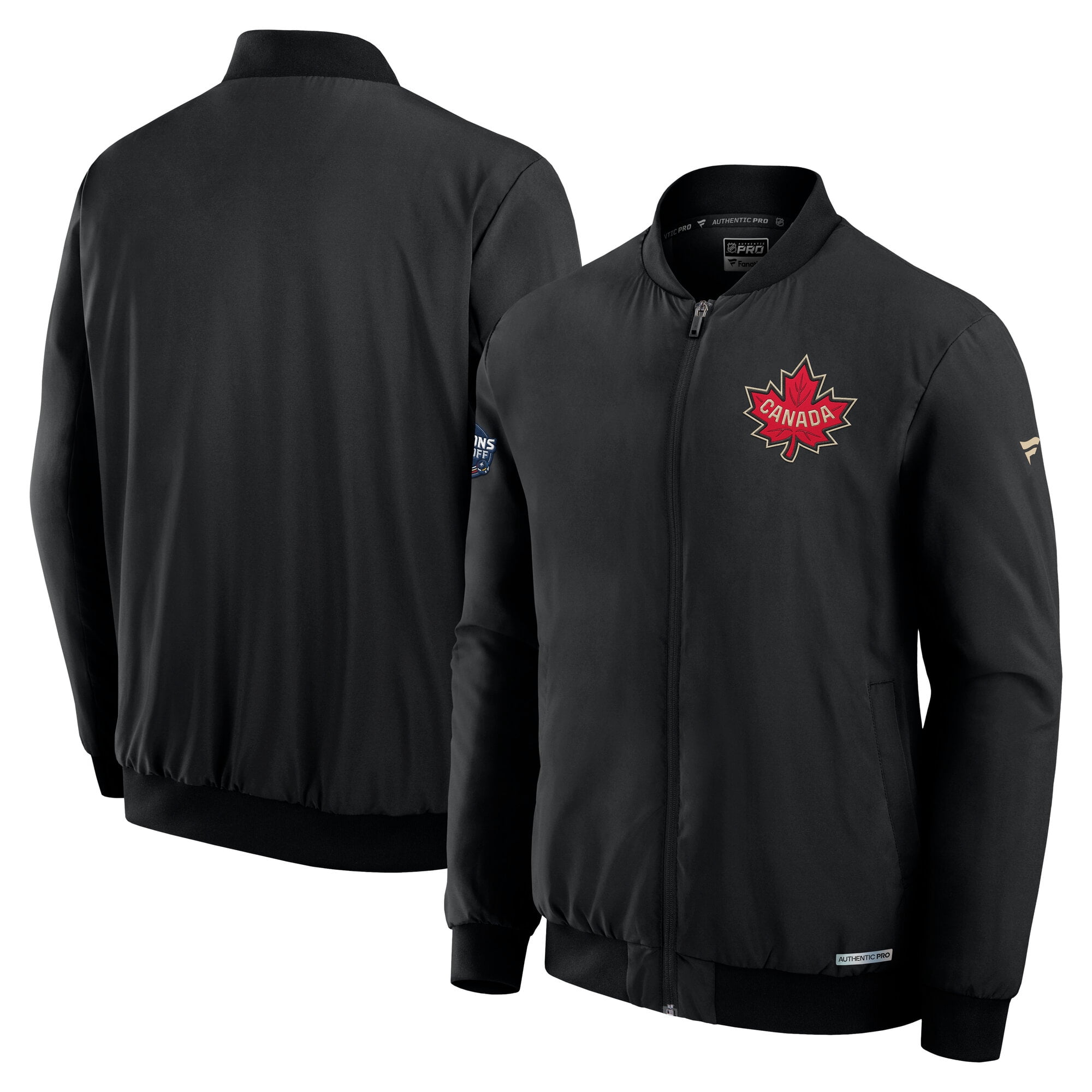 Men's Fanatics Black Canada 2025 4 Nations Face-Off Authentic Pro Full ...