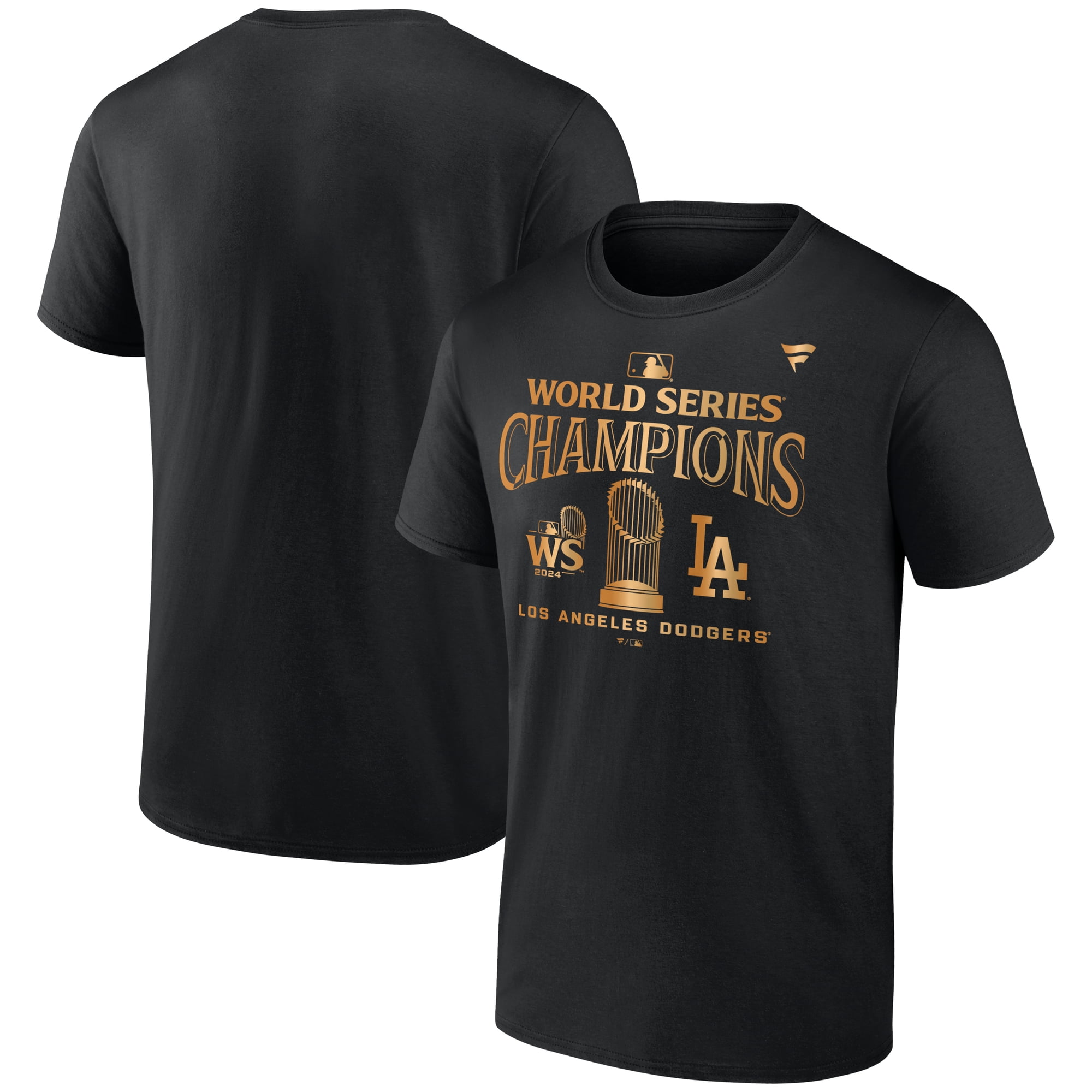 Men's Fanatics Black Los Angeles Dodgers 2024 World Series Champions ...