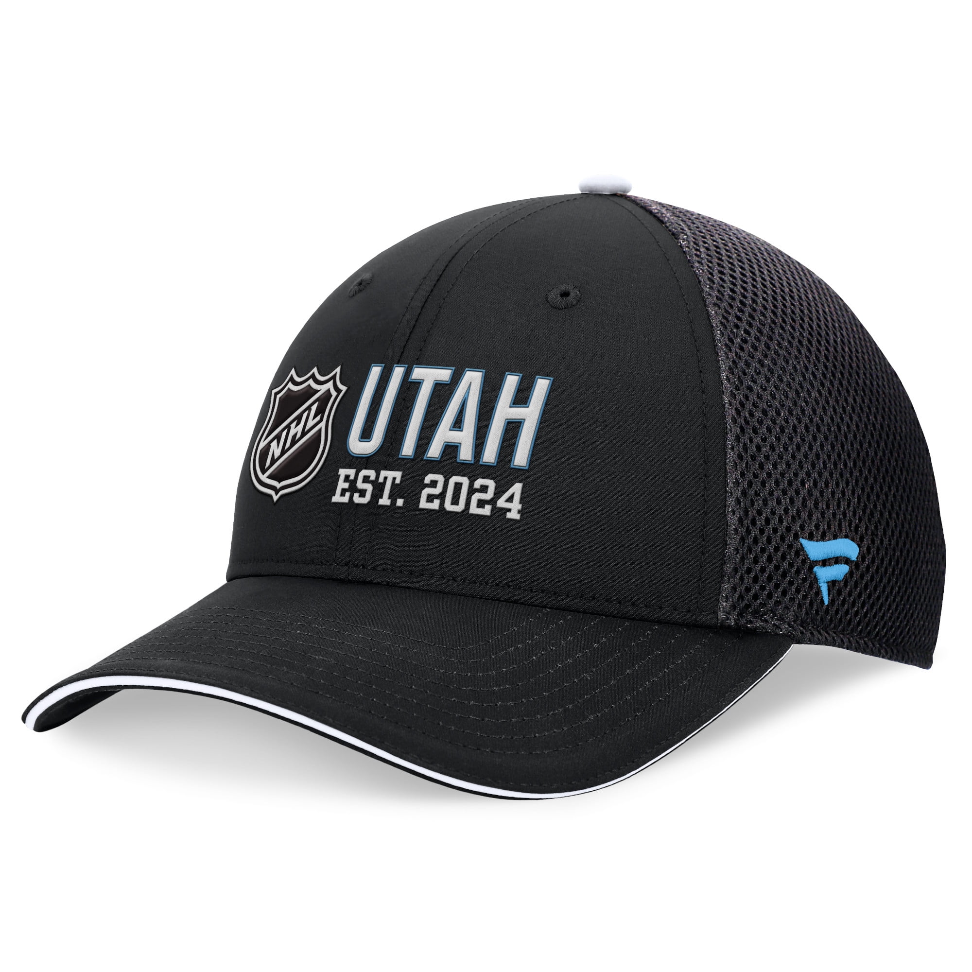 Men's Fanatics Black Utah Hockey Club 2024 NHL Draft On Stage Trucker ...