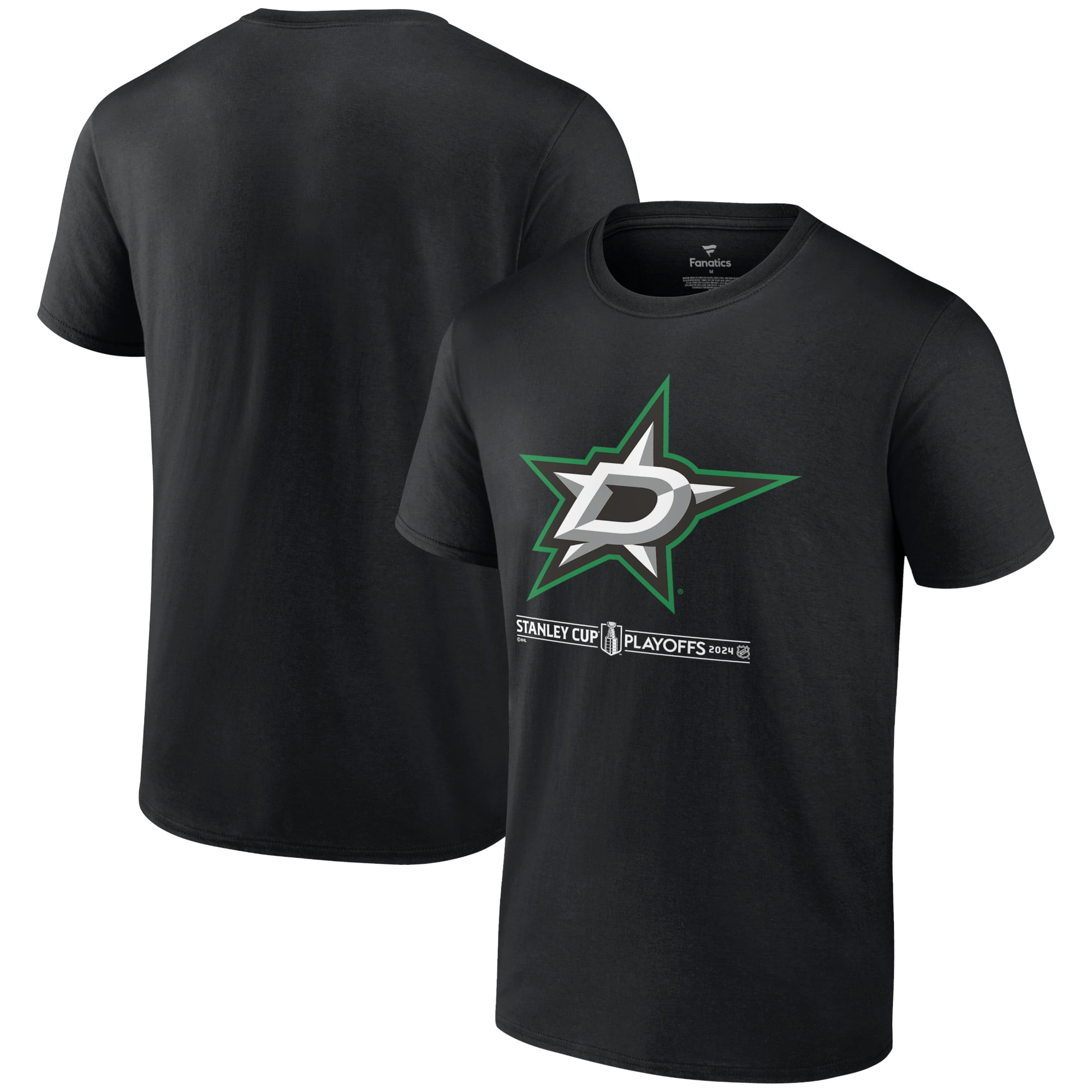 Men's Fanatics Branded Black Dallas Stars 2024 Stanley Cup Playoffs ...