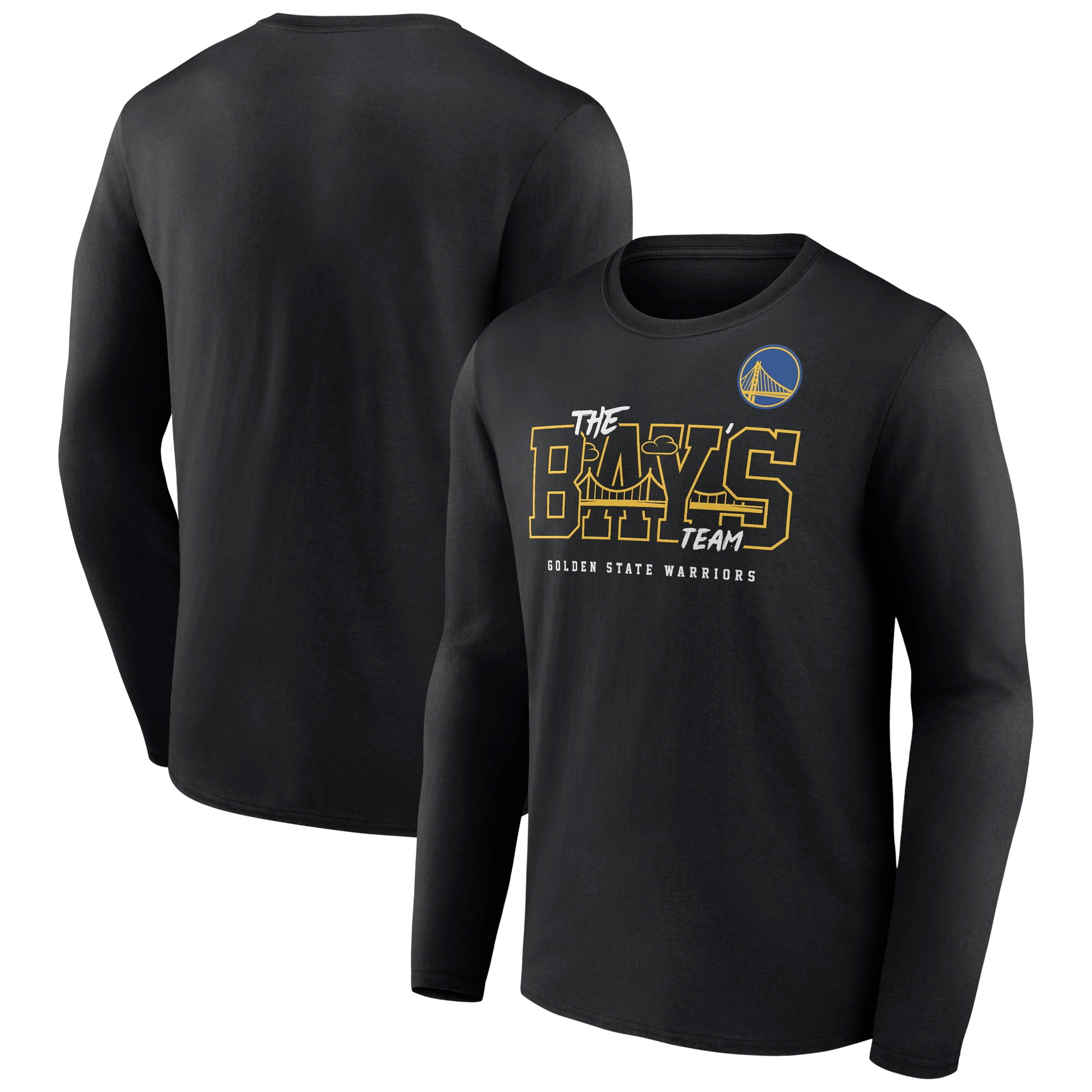 Men's Black Golden State Warriors Team Pride Long Sleeve T-Shirt ...