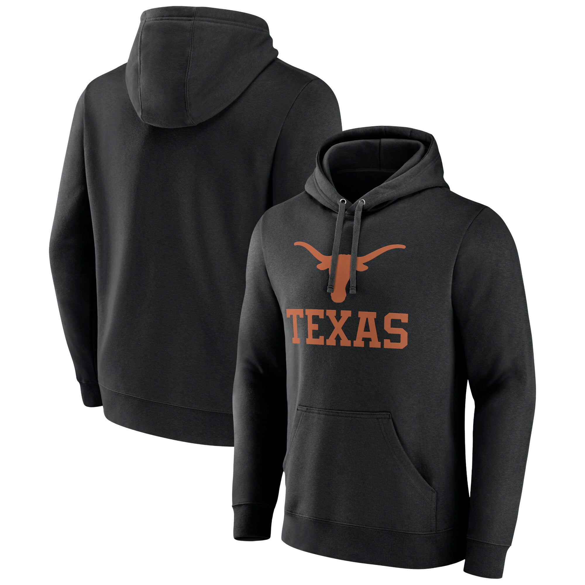 Men's Black Texas Longhorns Lockup Team Pullover Hoodie - Walmart.com