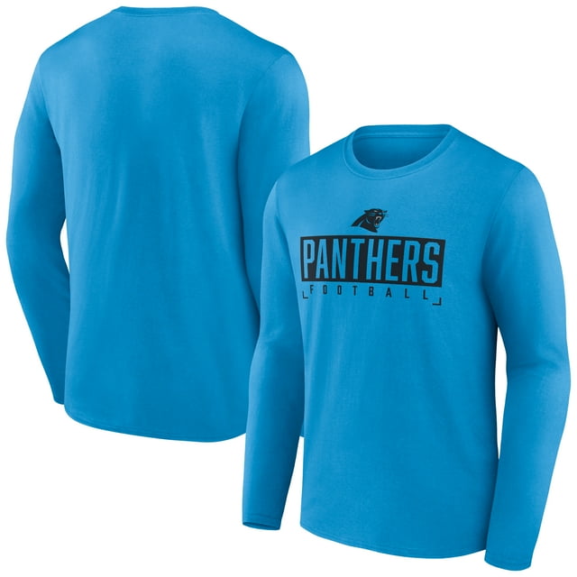 Men's Fanatics Branded Blue Carolina Panthers Big & Tall Wordmark Long ...