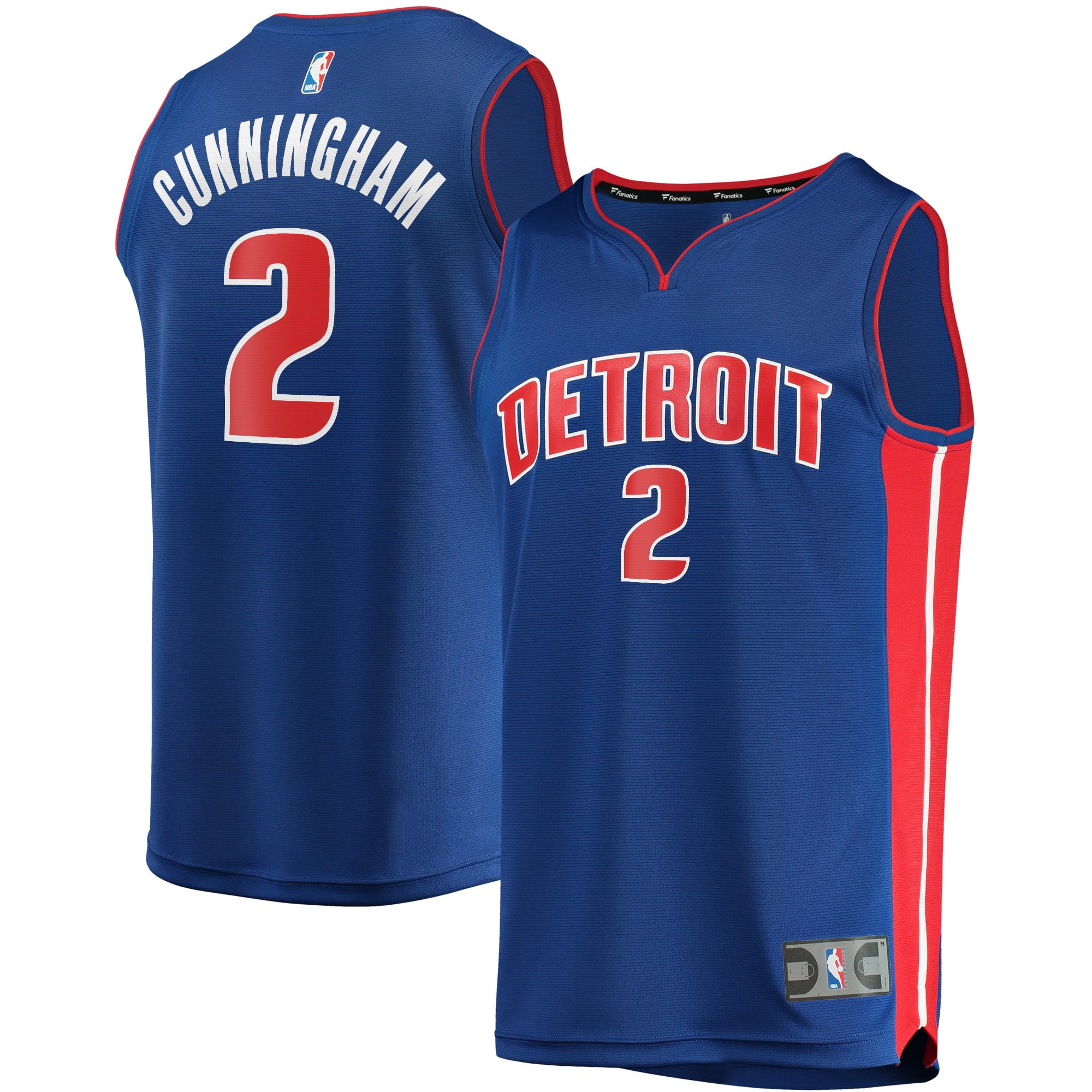 Men's Fanatics Cade Cunningham Blue Detroit Pistons 2021 NBA Draft ...
