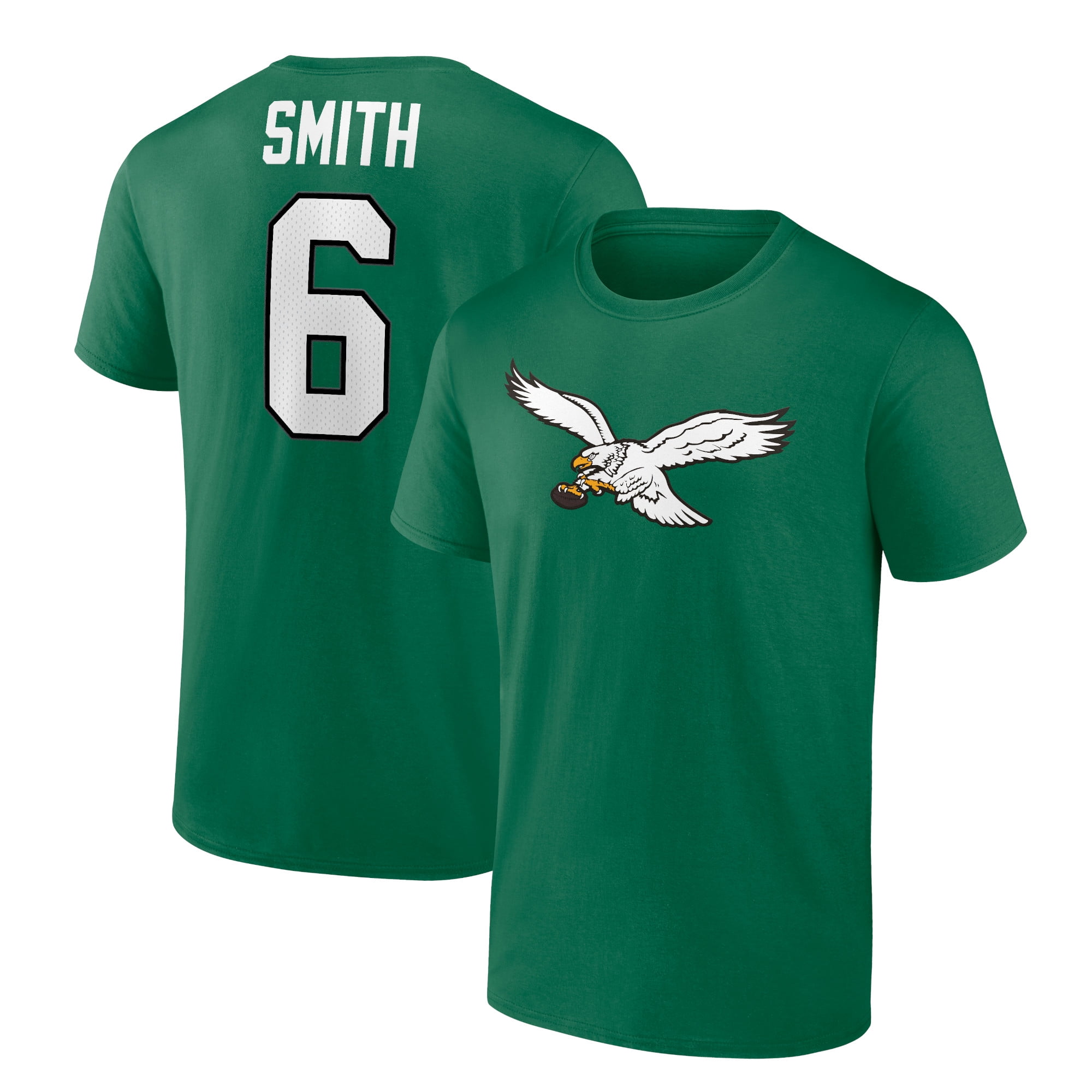 Men's Fanatics Branded DeVonta Smith Kelly Green Philadelphia Eagles ...