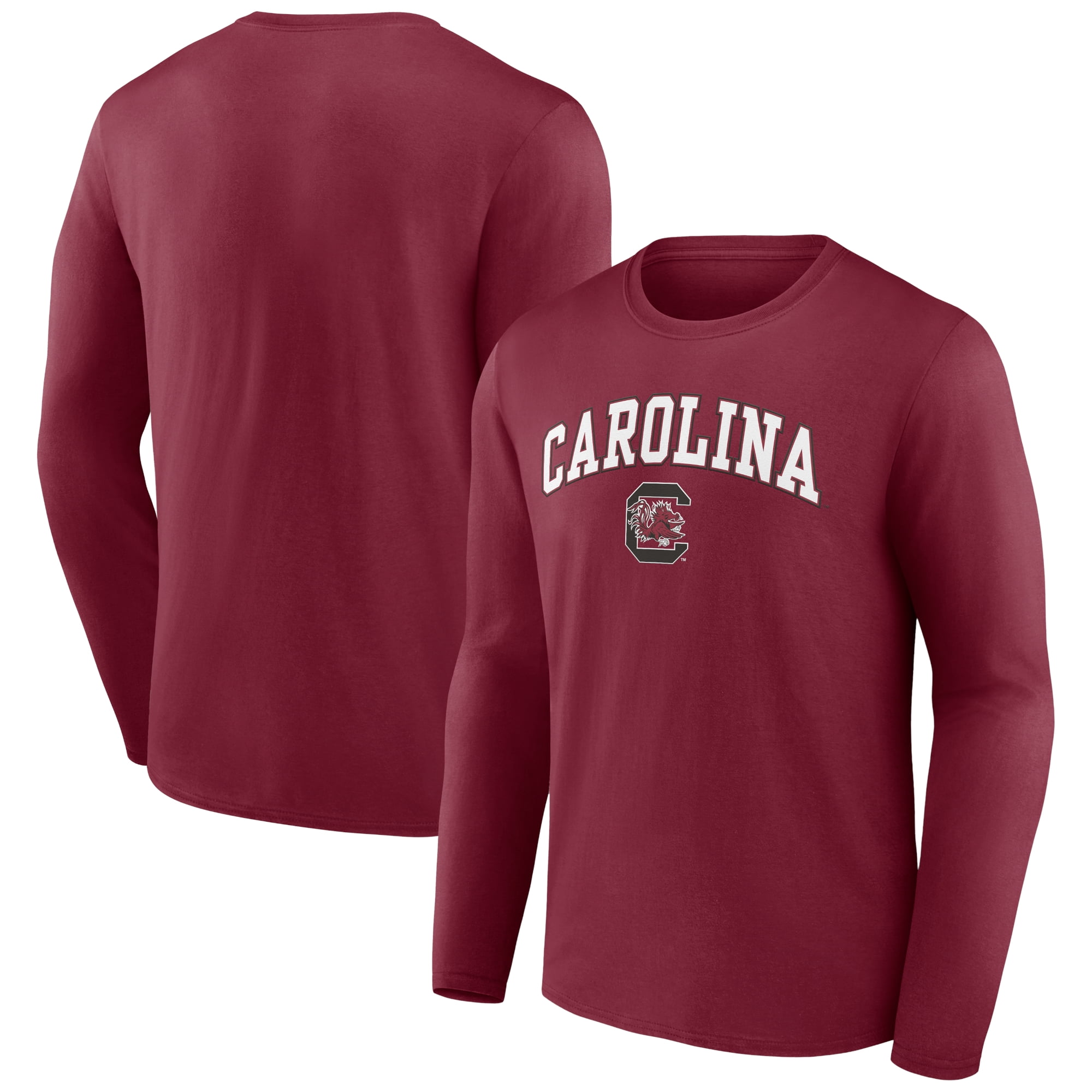 Men's Garnet South Carolina Gamecocks Campus Team Long Sleeve T-Shirt ...