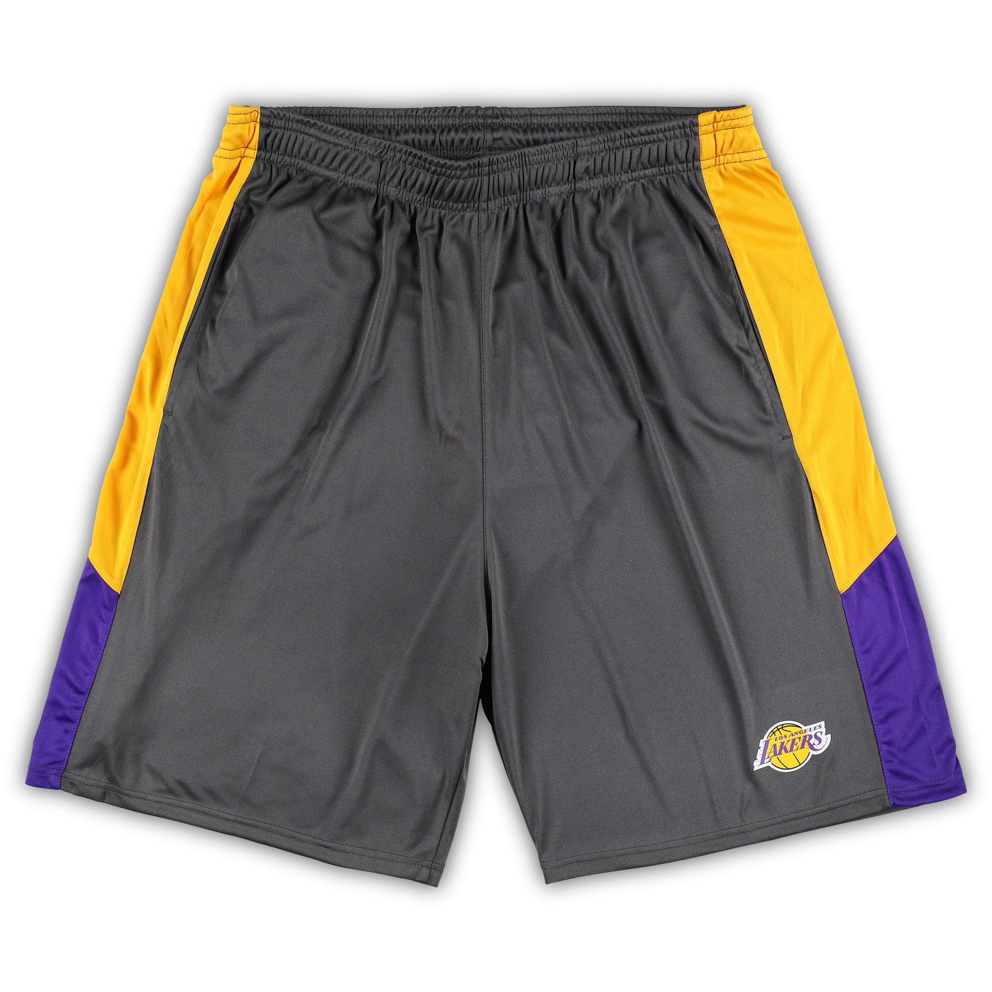 Men's Fanatics Gray Los Angeles Lakers Big & Tall Shorts - Walmart.com