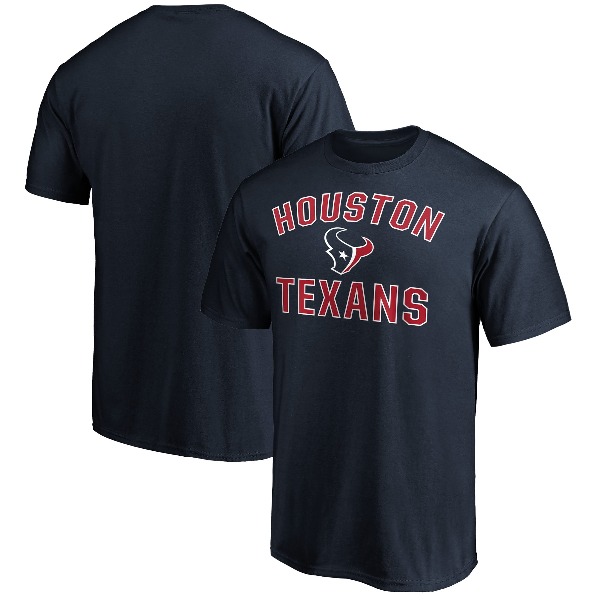 Men's Fanatics Navy Houston Texans Victory Arch T-Shirt - Walmart.com