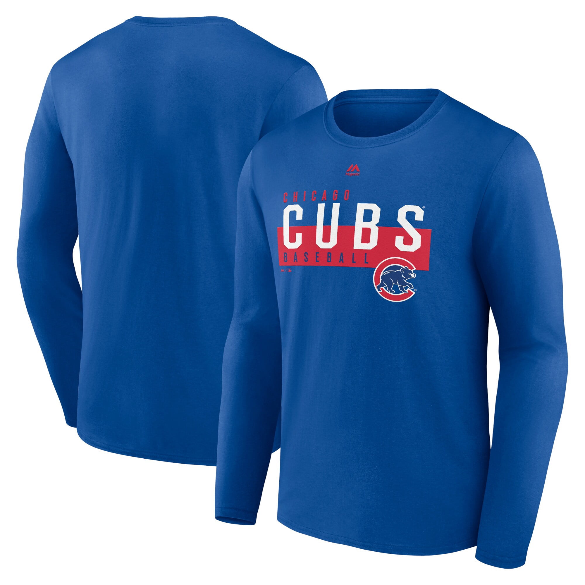 Men's Fanatics Branded Royal Chicago Cubs Aggressive Pursuit Long ...