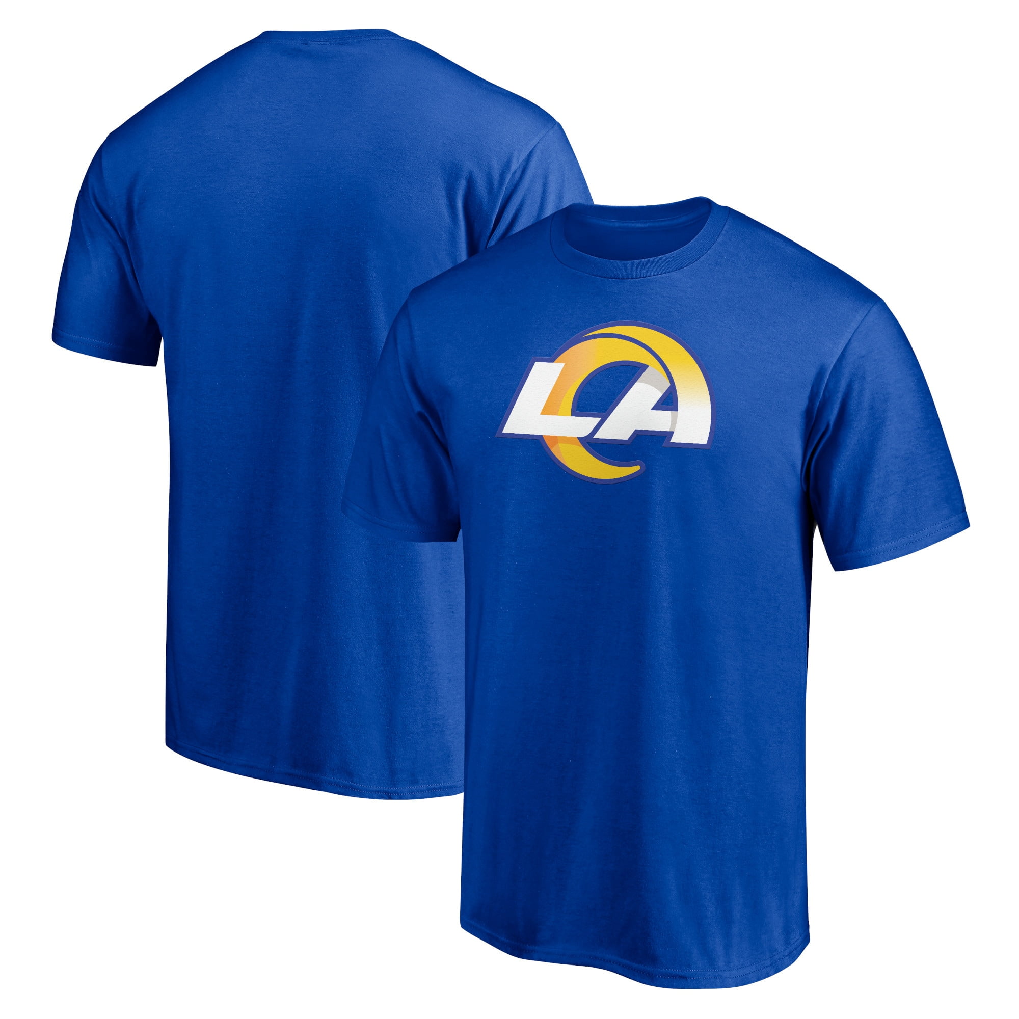 Men's Fanatics Branded Royal Los Angeles Rams Primary Team Logo T-Shirt ...