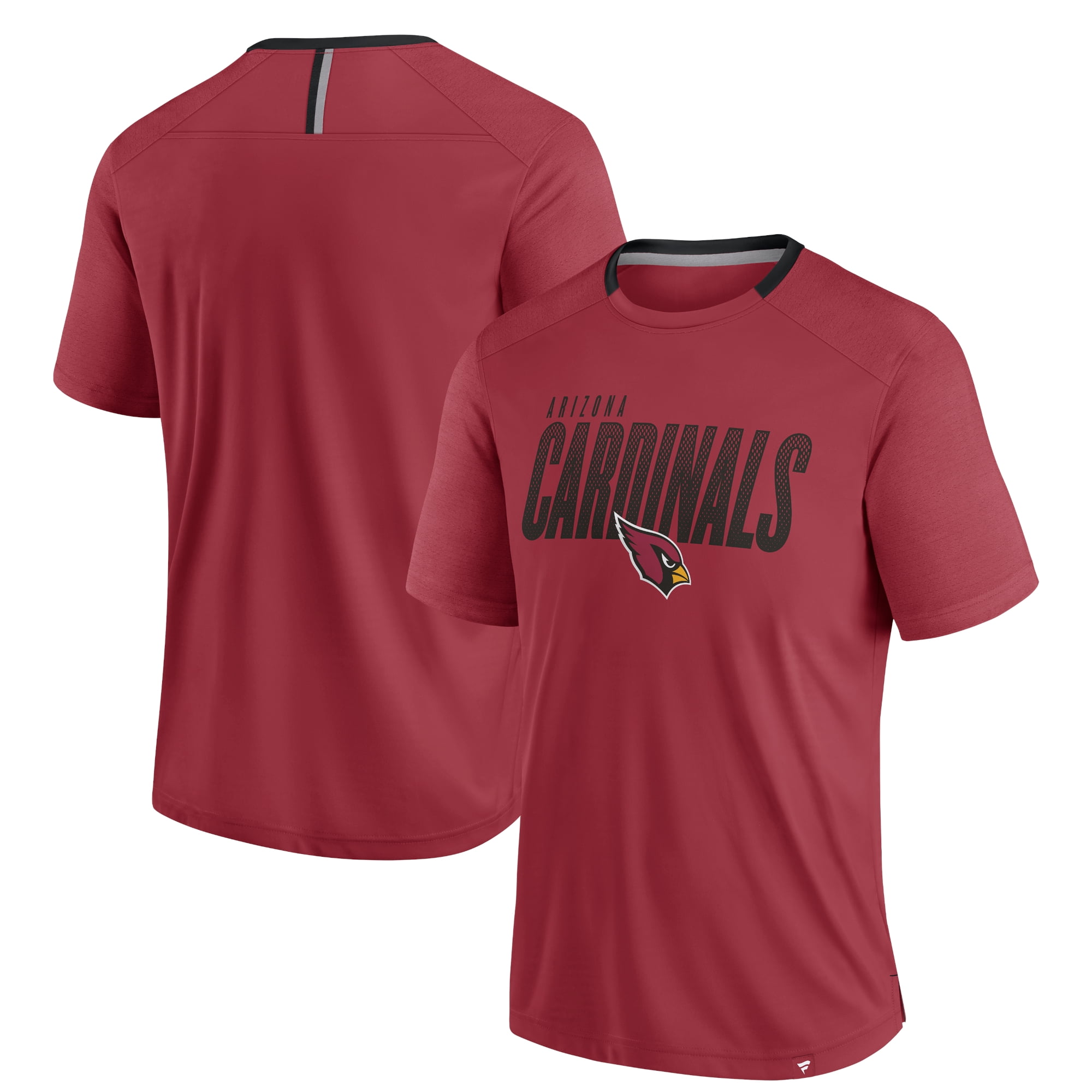 Men's Fanatics Cardinal Arizona Cardinals Defender Fade Slant T-Shirt - Walmart.com