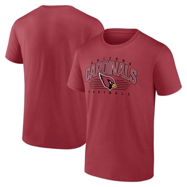 Men's Fanatics Black/Cardinal Arizona Cardinals Second Wind Raglan V ...
