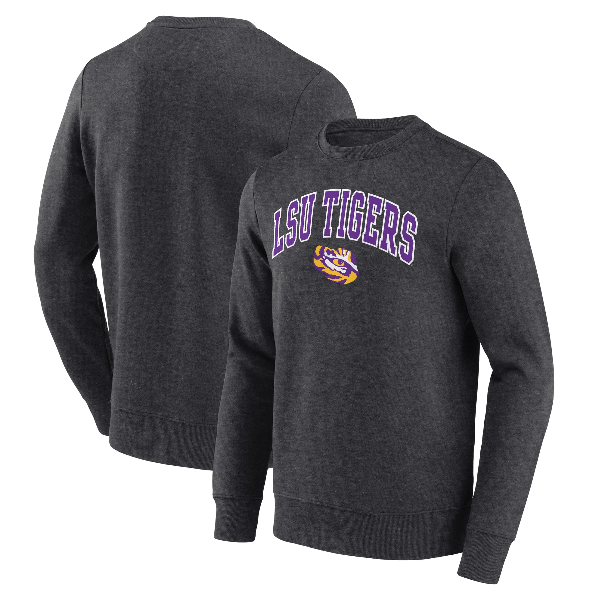 Men's Fanatics Charcoal LSU Tigers Core Long Sleeve T-Shirt - Walmart.com