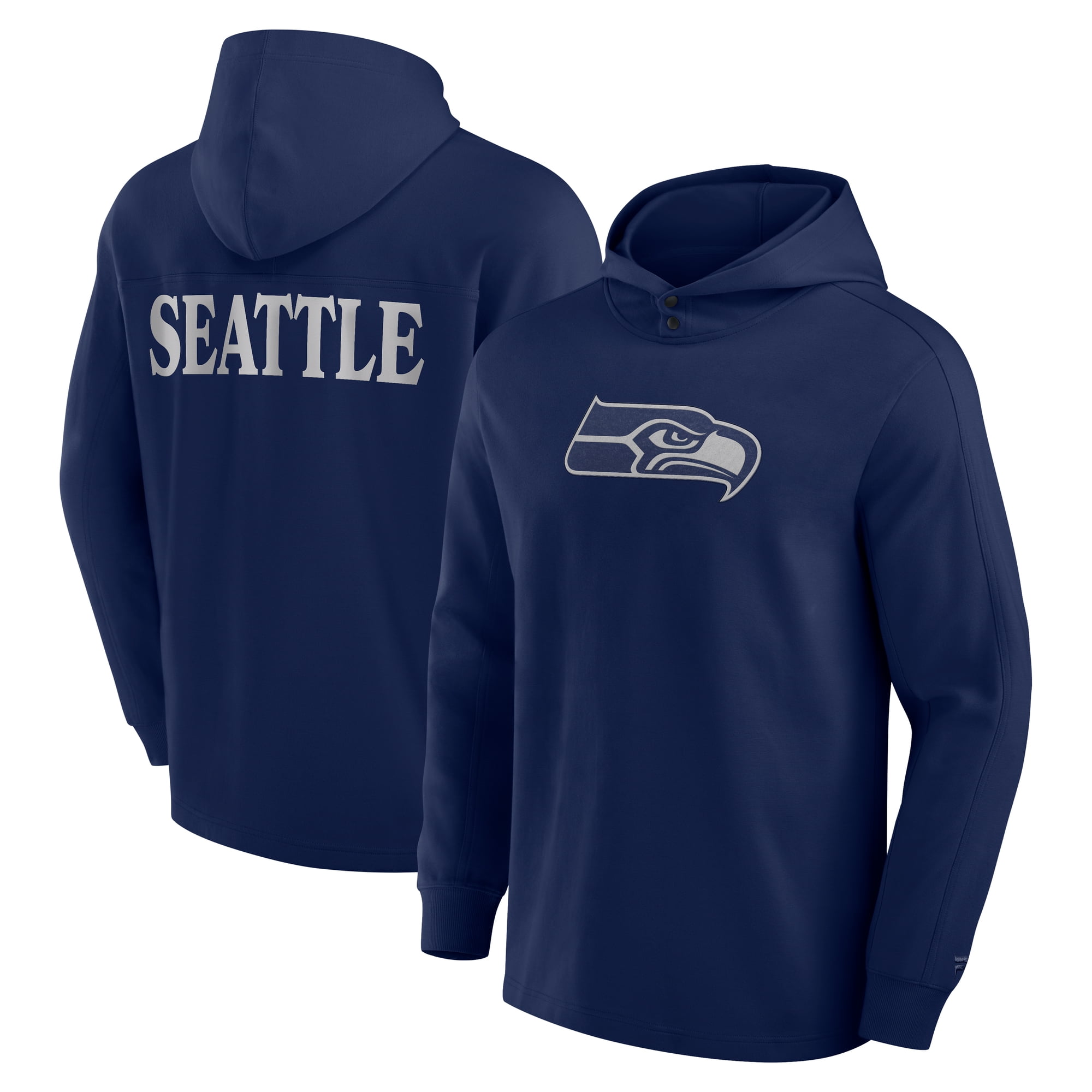 Men's Fanatics College Navy Seattle Seahawks Elements Blaze Tri-Blend ...