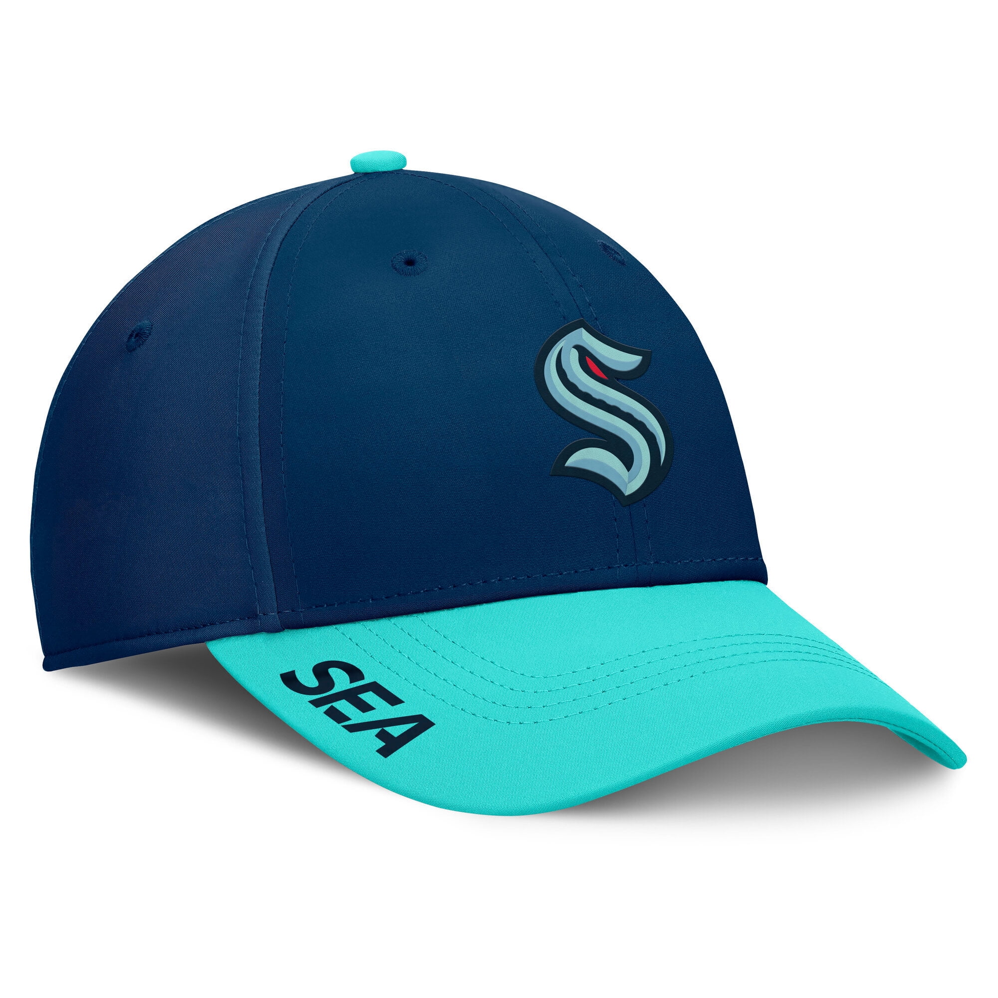 Men's Fanatics Deep Sea Blue/Light Blue Seattle Kraken Authentic Pro ...