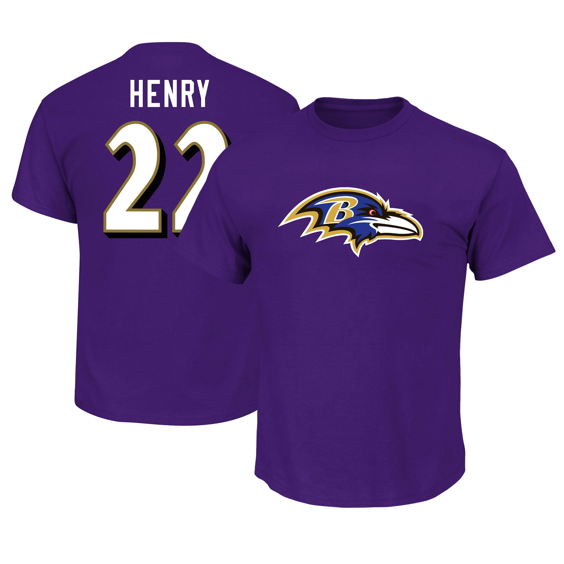Men's Fanatics Derrick Henry Purple Baltimore Ravens Big & Tall Player ...