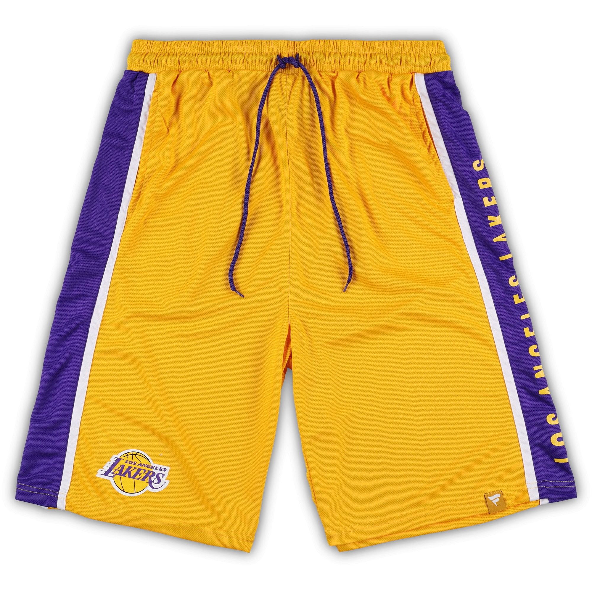 Men's Fanatics Gold Los Angeles Lakers Big & Tall Referee Iconic Mesh ...