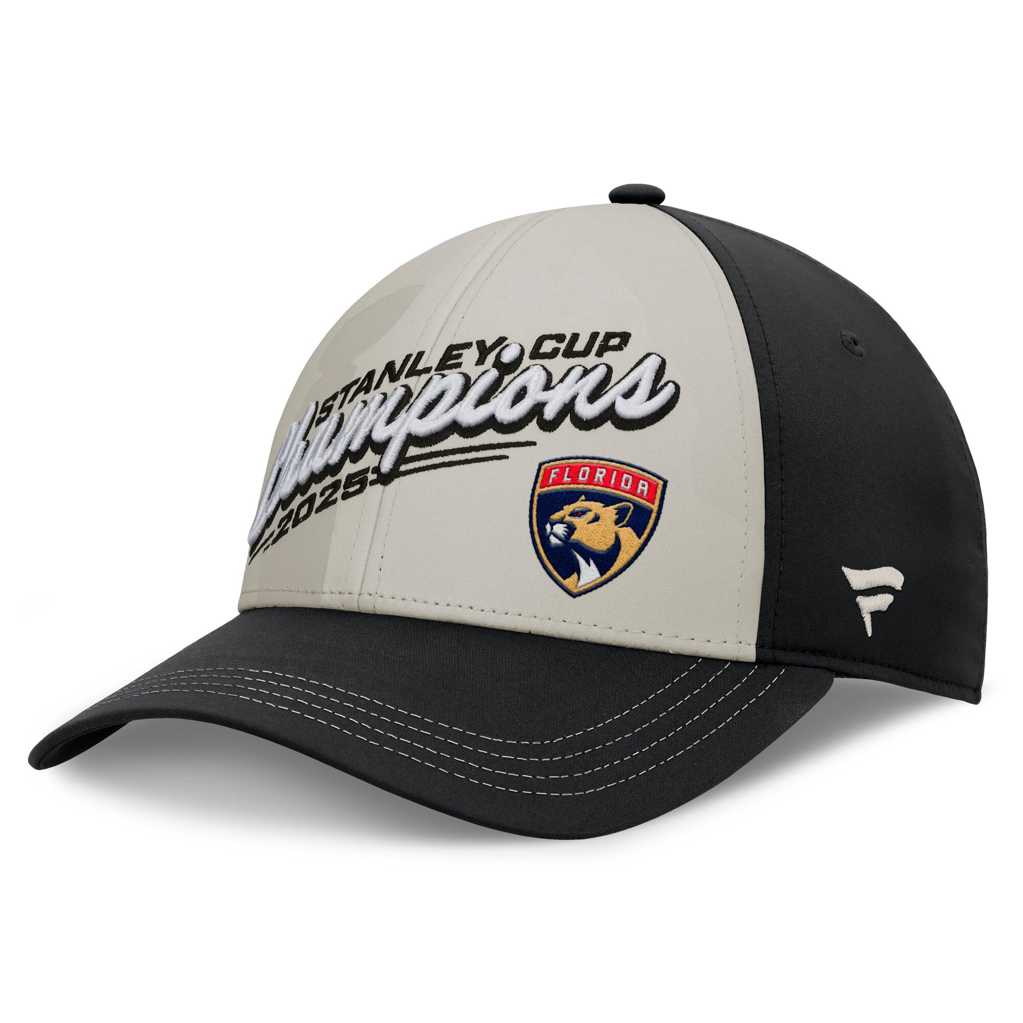 Men's Fanatics Light Beige/Black Florida Panthers 2025 Stanley Cup ...